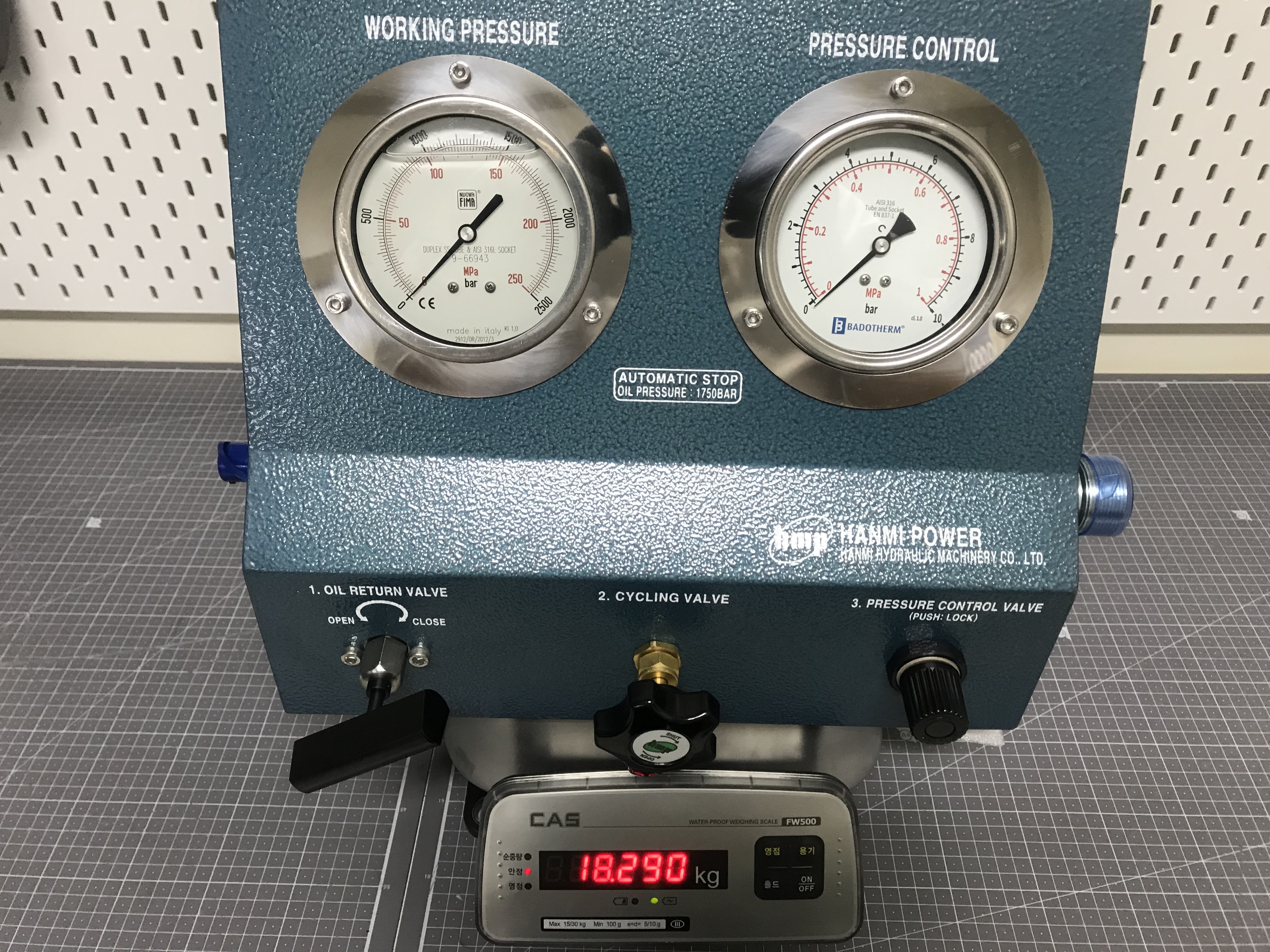 AHP-2000 / Air Driven High Pressure Pump / HANMI HYDRAULIC MACHINERY (HMP)