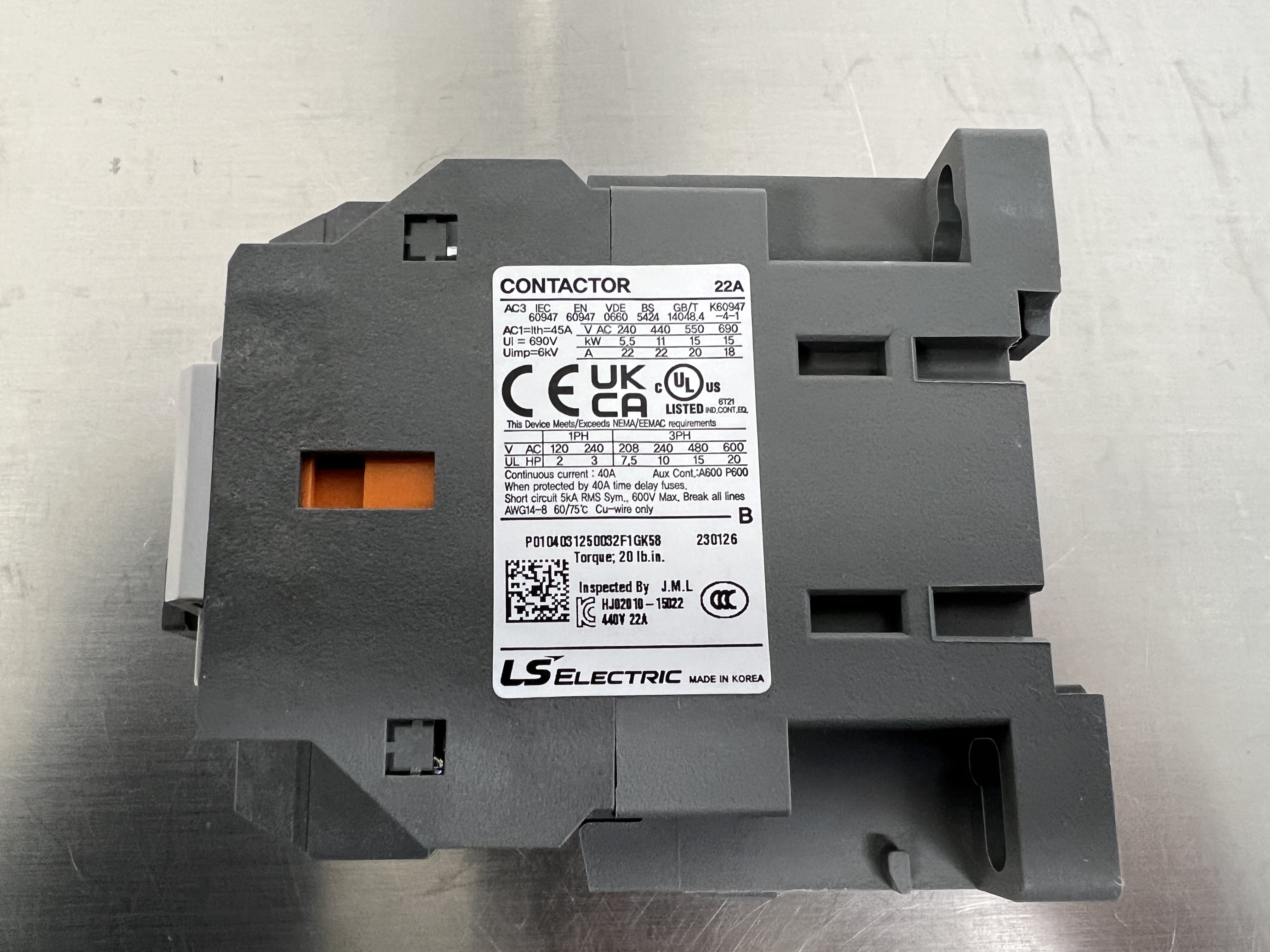 MC-22b AC 120V / Contactor