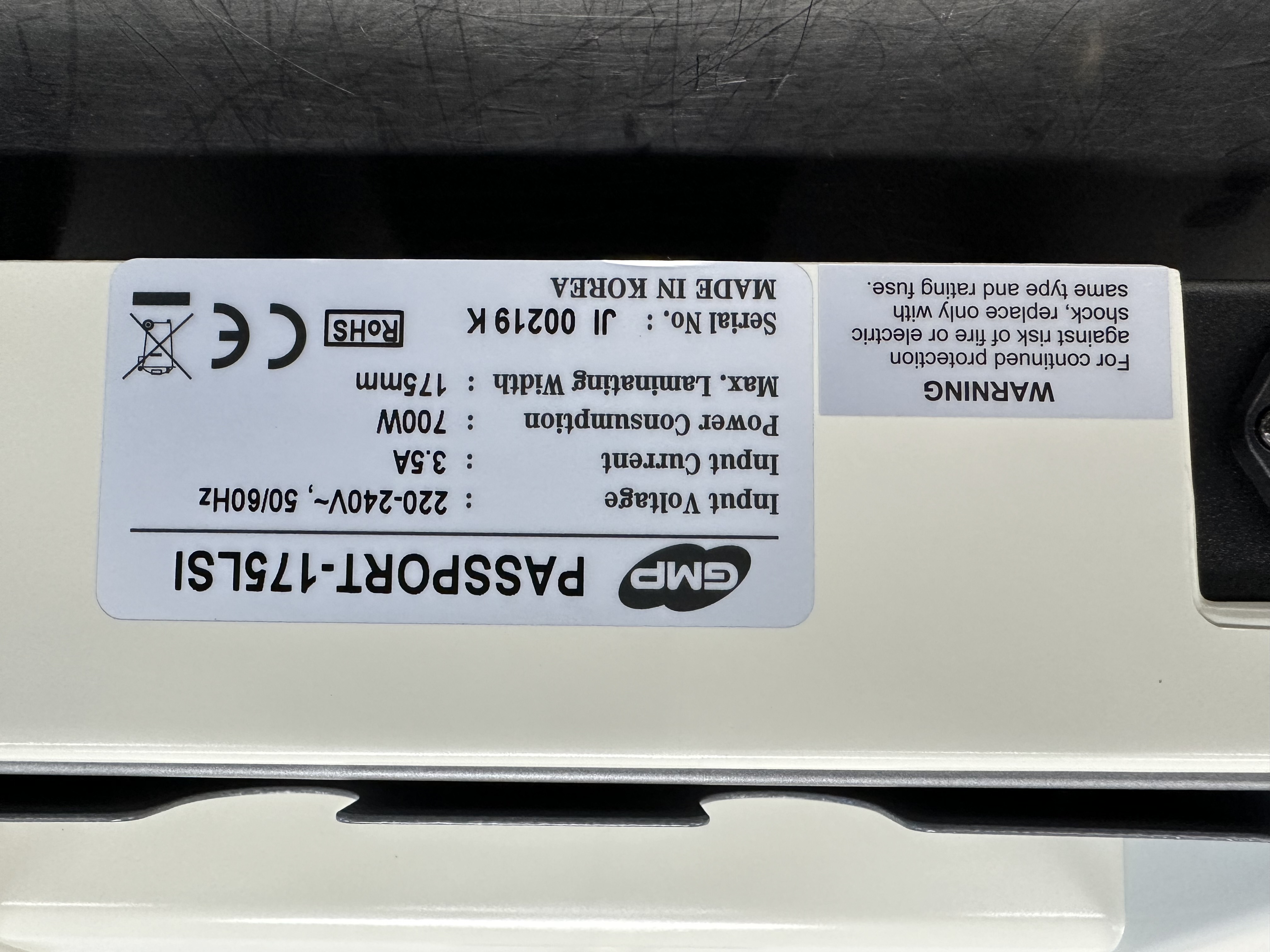 PASSPORT-175 LSI / Laminator / GMP