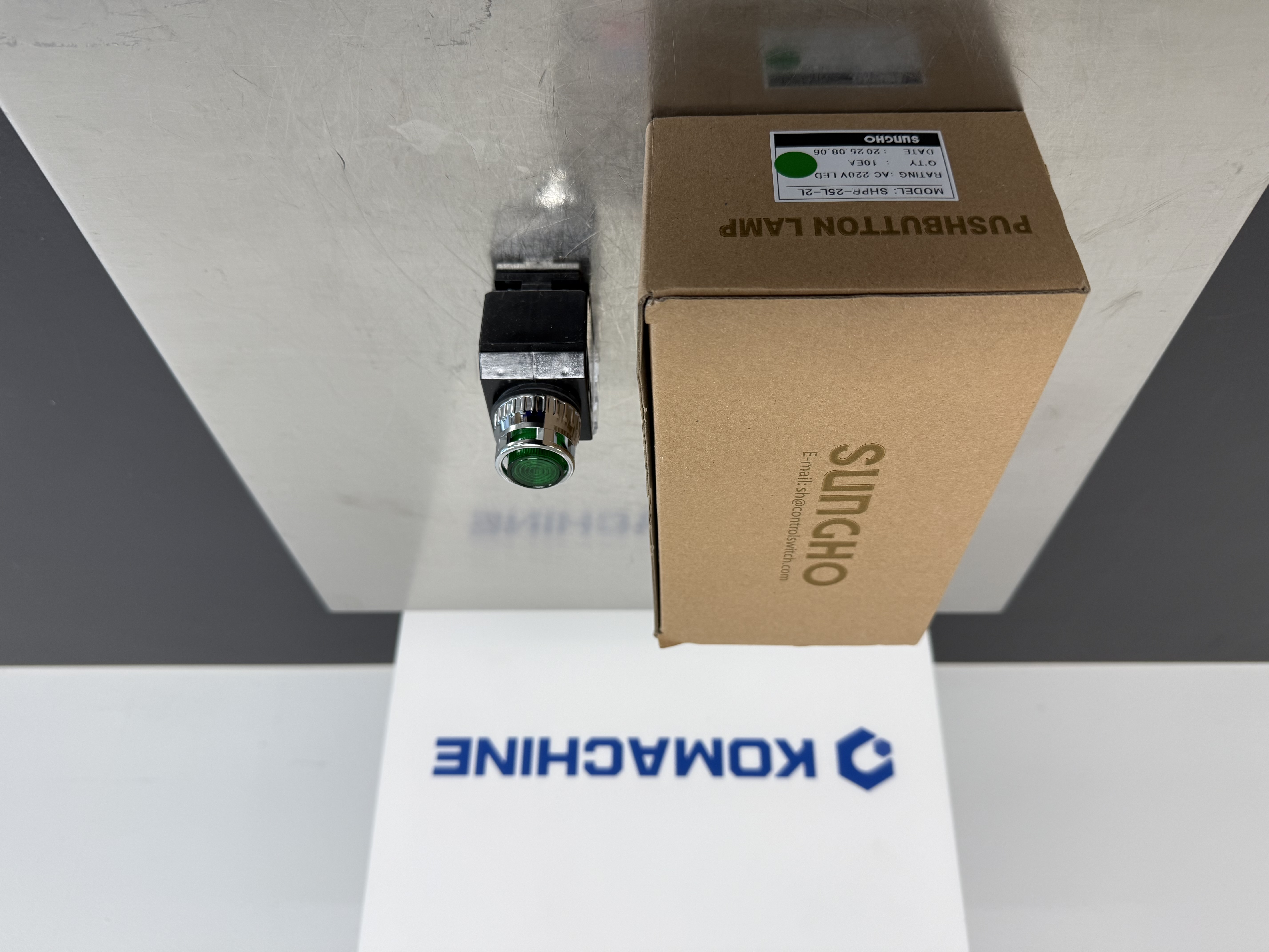 PR-25L-2L-GREEN / Push Button Switch / SUNGHO CONTROLS