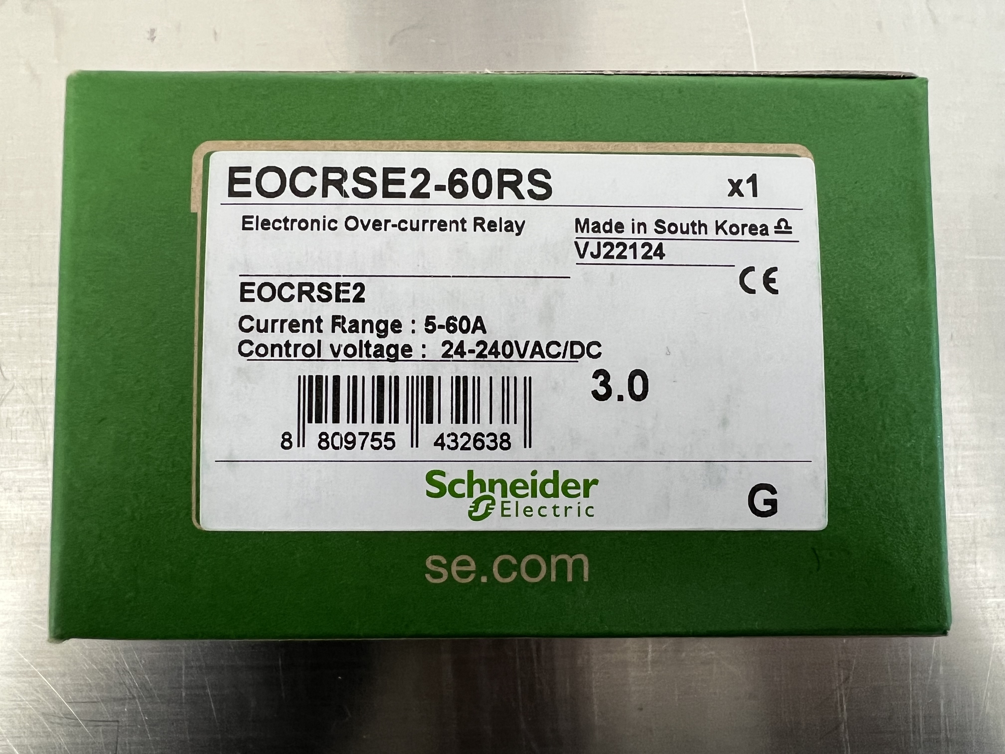 EOCRSE2-60RS / Electronic Overcurrent Relay / SCHNEIDER ELECTRIC