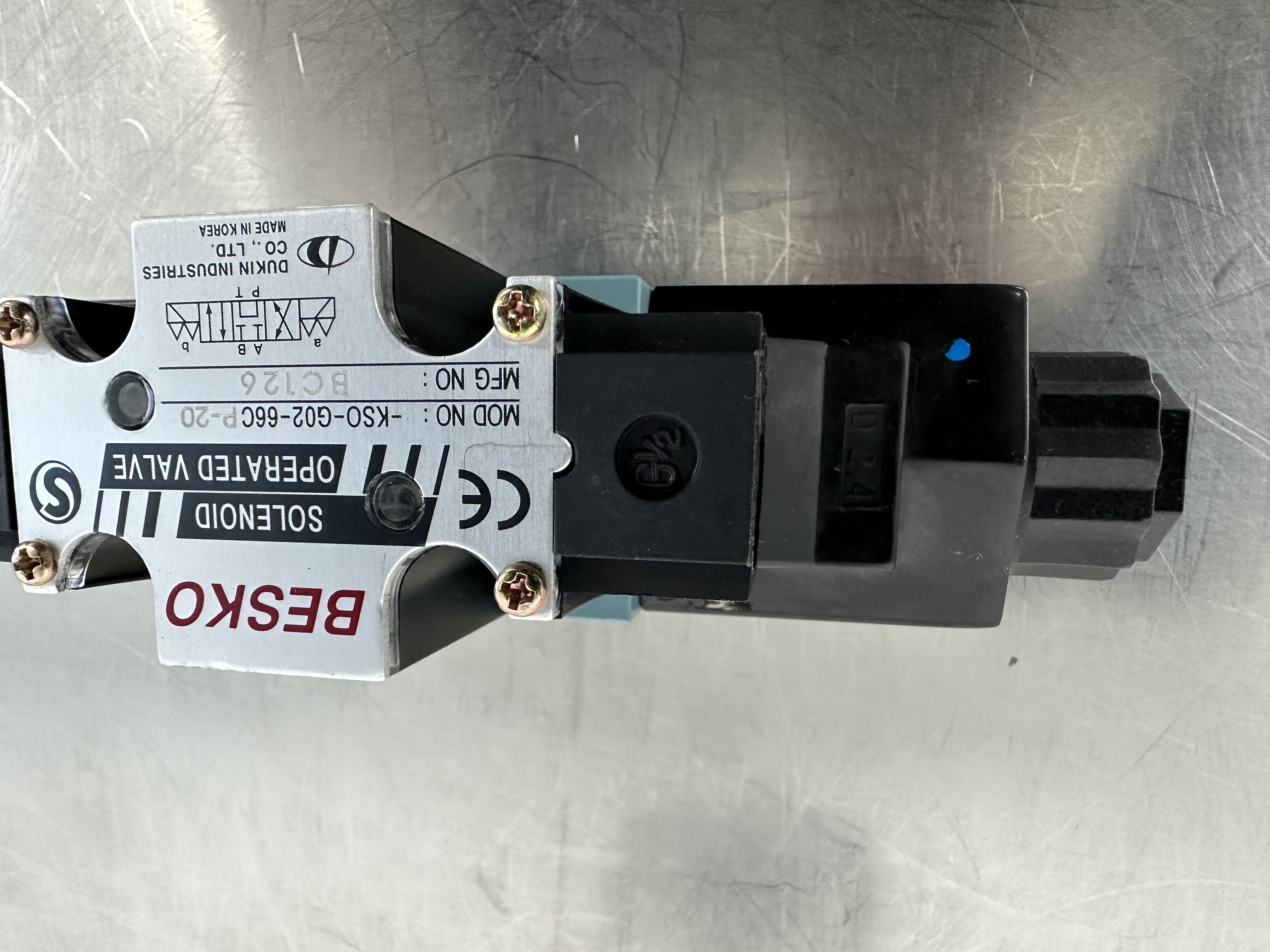 KSO-G02-66CP-20 / Solenoid Operated Valve / DUKIN INDUSTRIES (BESKO)