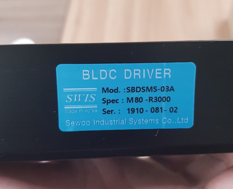 SBDSMS-03A / BLCD Driver / SEWOO INDUSTRIAL SYSTEMS