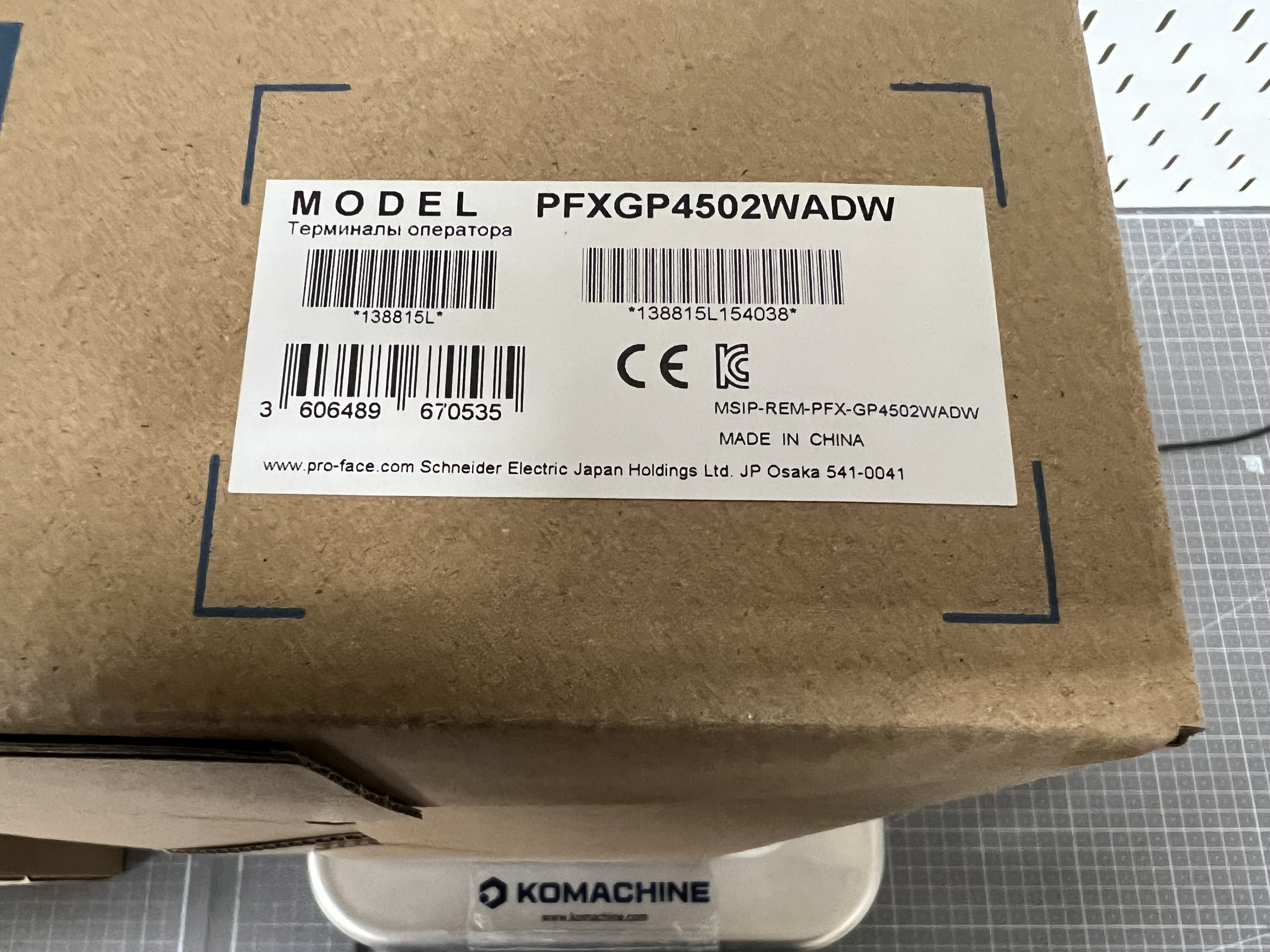 PFXGP4502WADW / Touch Panel / PRO-FACE (PROFACE)