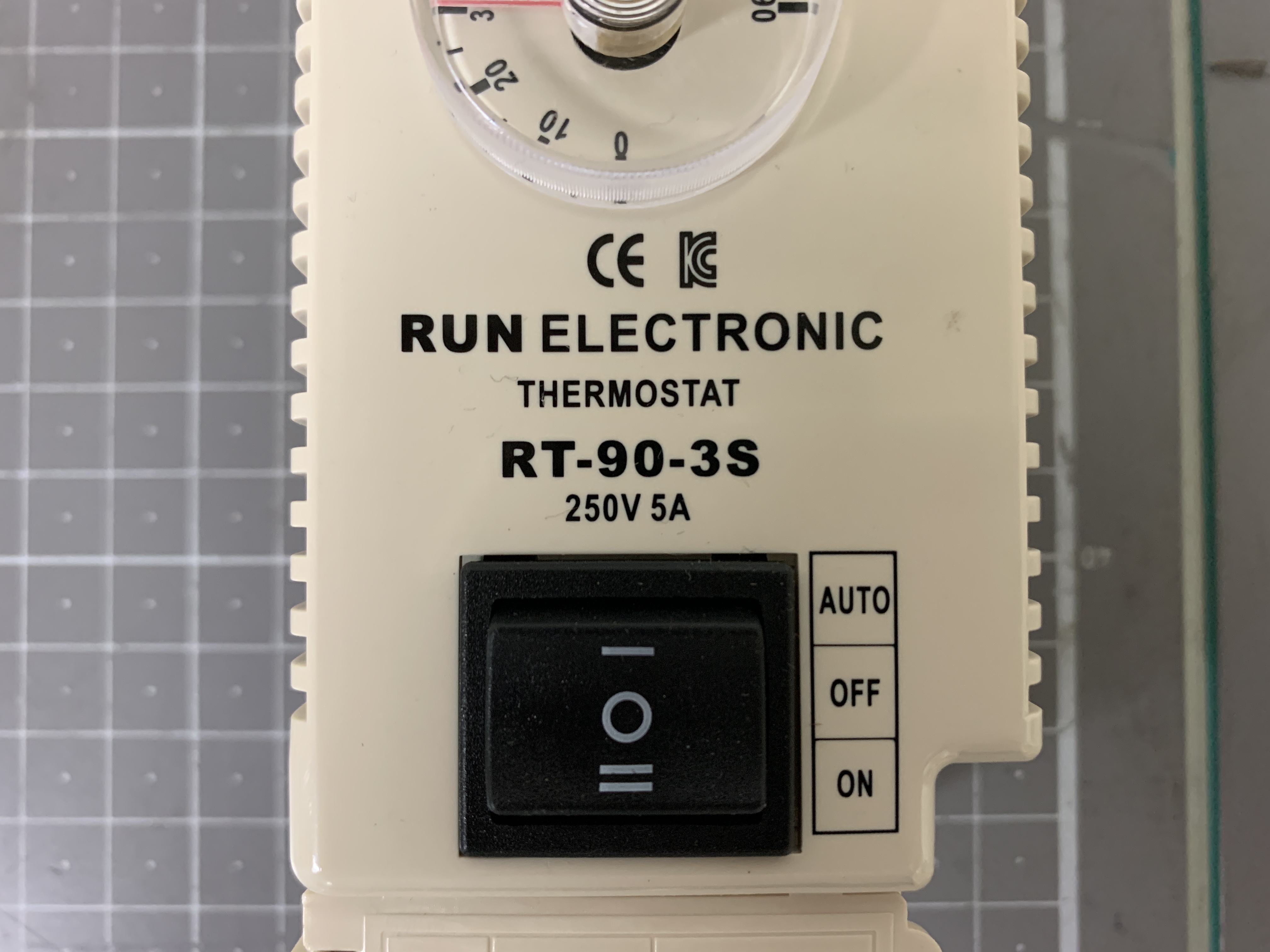 RT-90-3S / Analog Thermostat / RUN ELECTRONICS