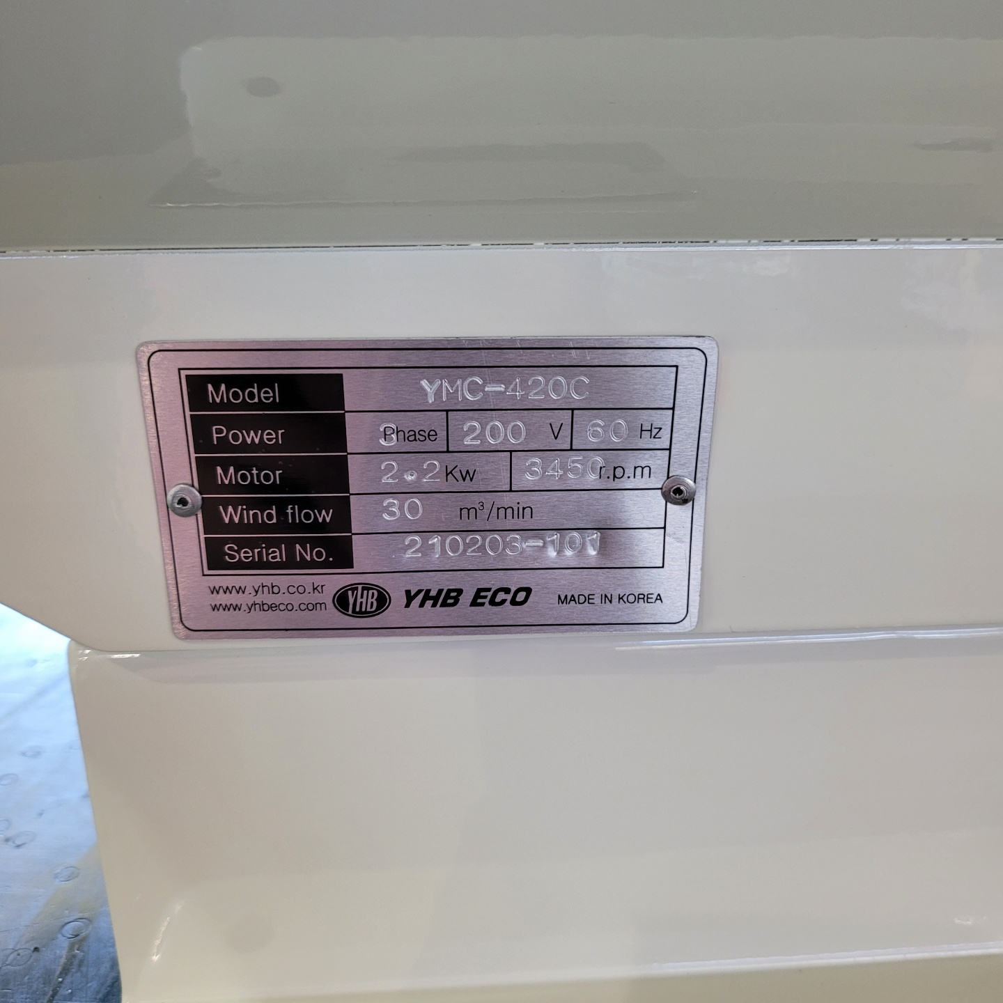 YMC-420C / Mist Collector / YHB ECO