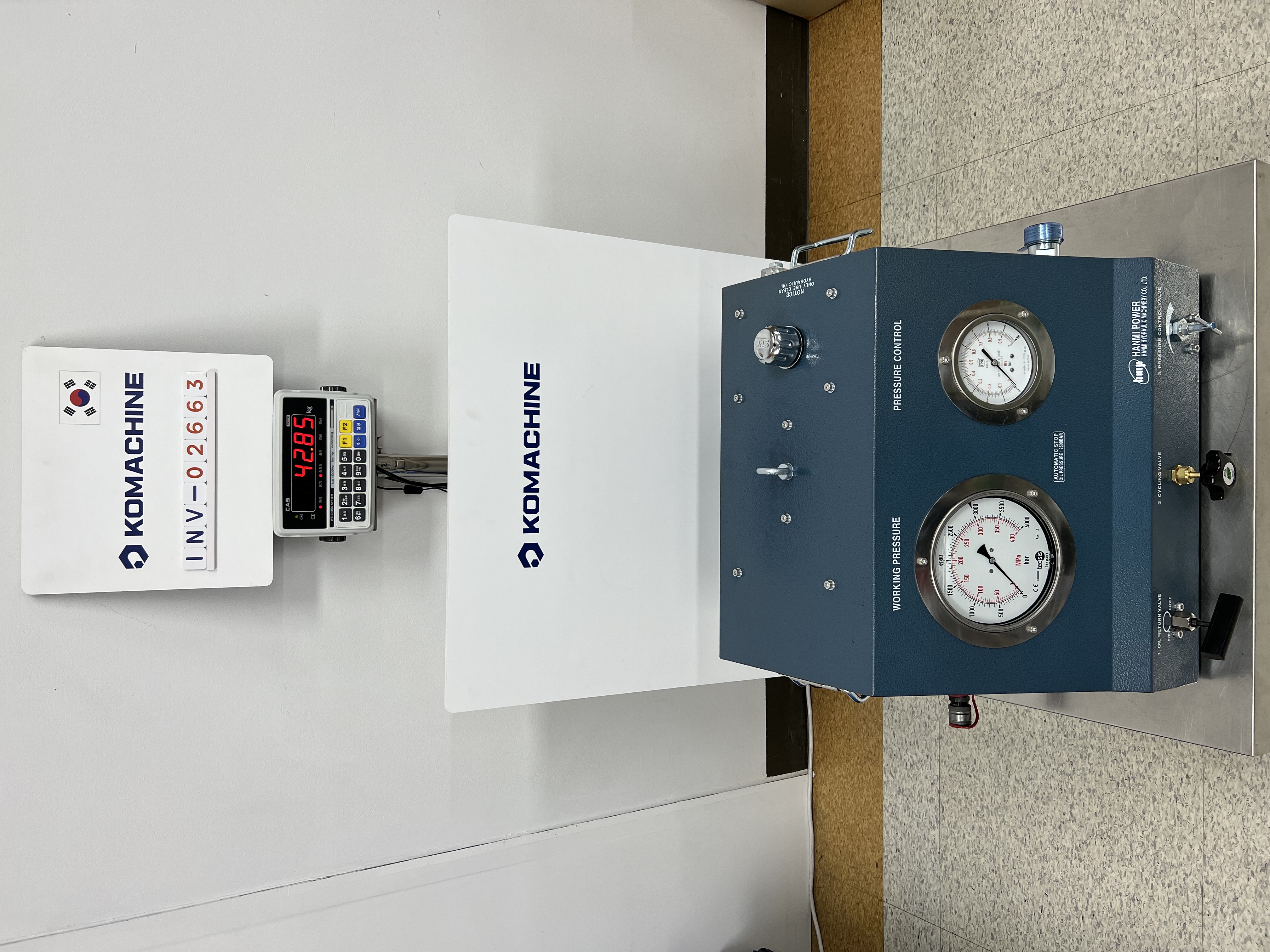 AHP-3500 / Air Driven High Pressure Pump / HANMI HYDRAULIC MACHINERY (HMP)