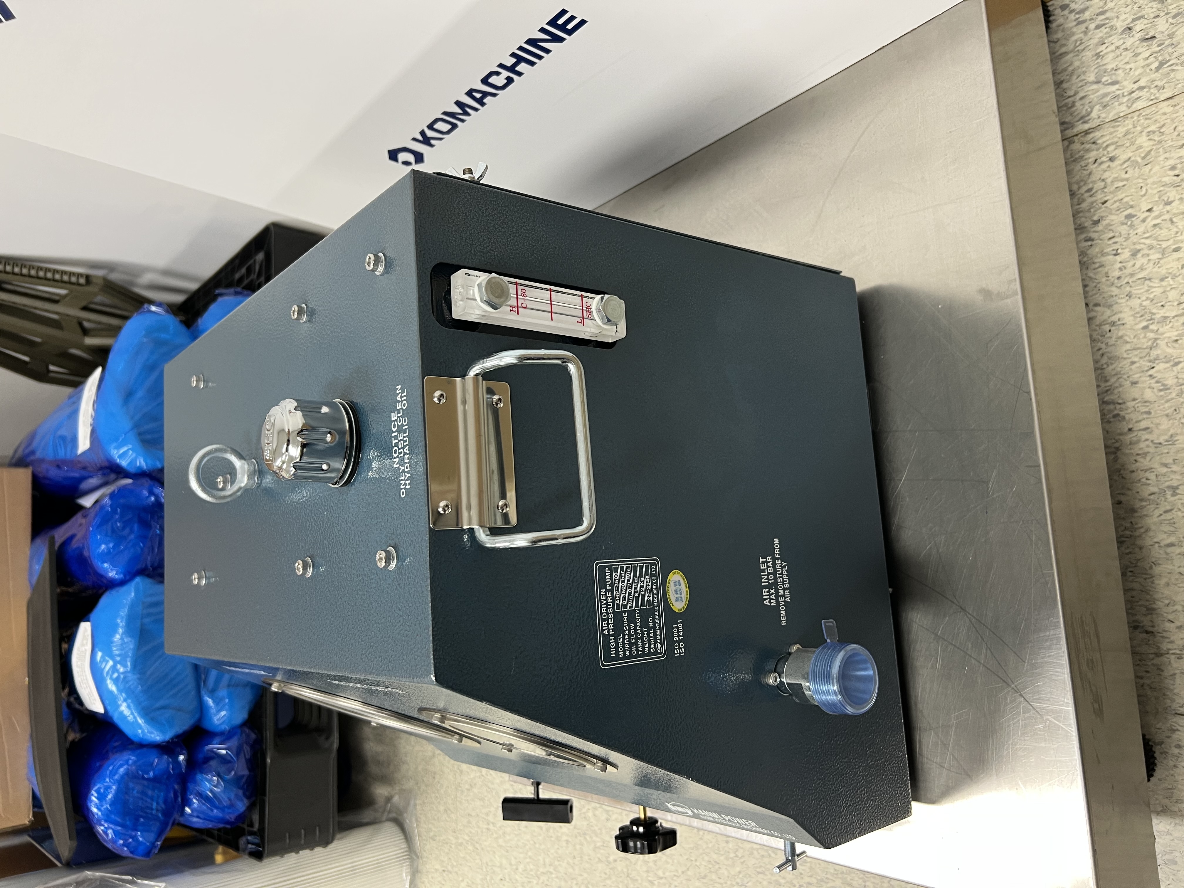 AHP-3500 / Air Driven High Pressure Pump / HANMI HYDRAULIC MACHINERY (HMP)