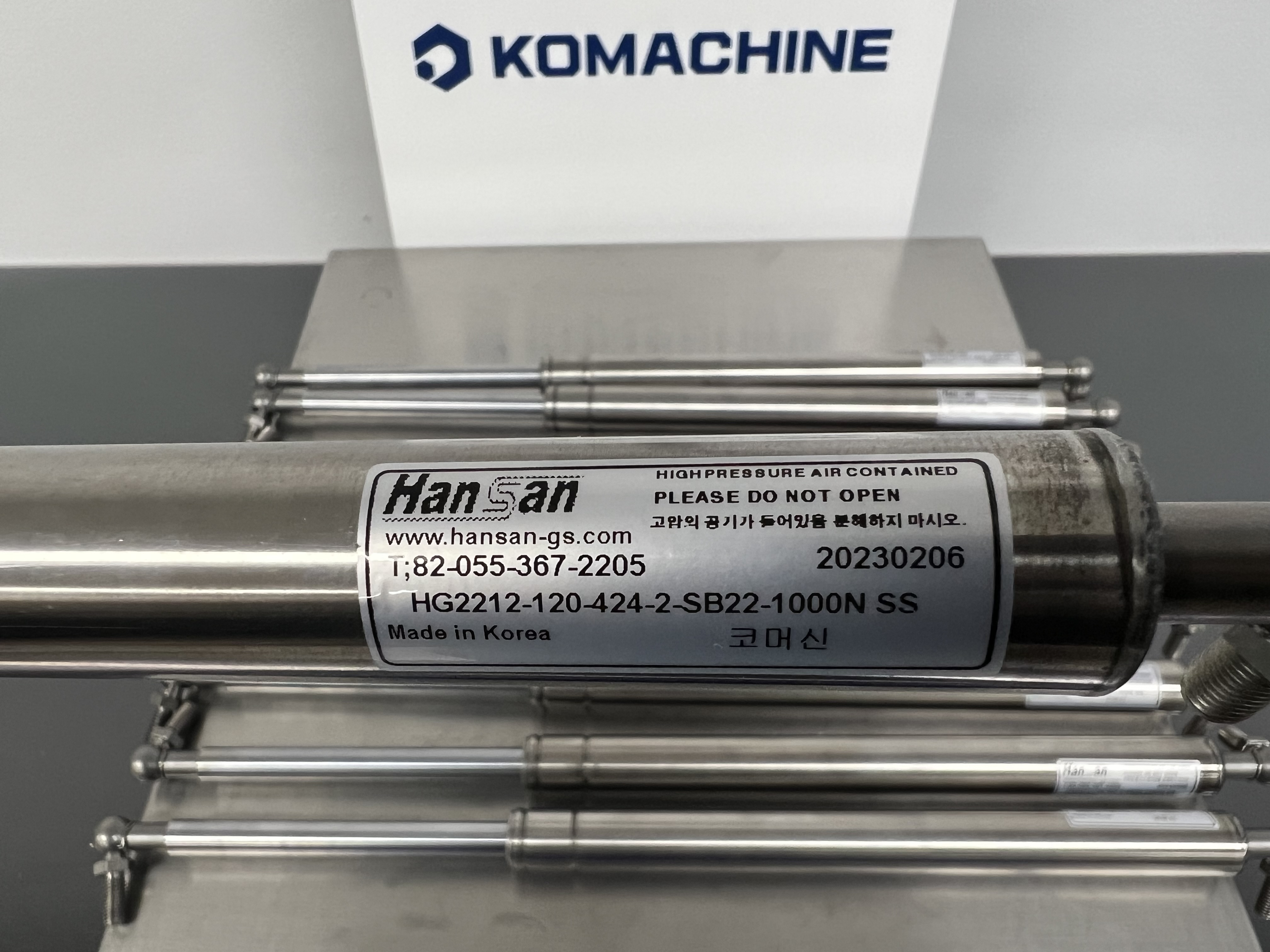 HG2212-120-0424-2-SB22-1000N-SS / Gas Spring / HANSAN