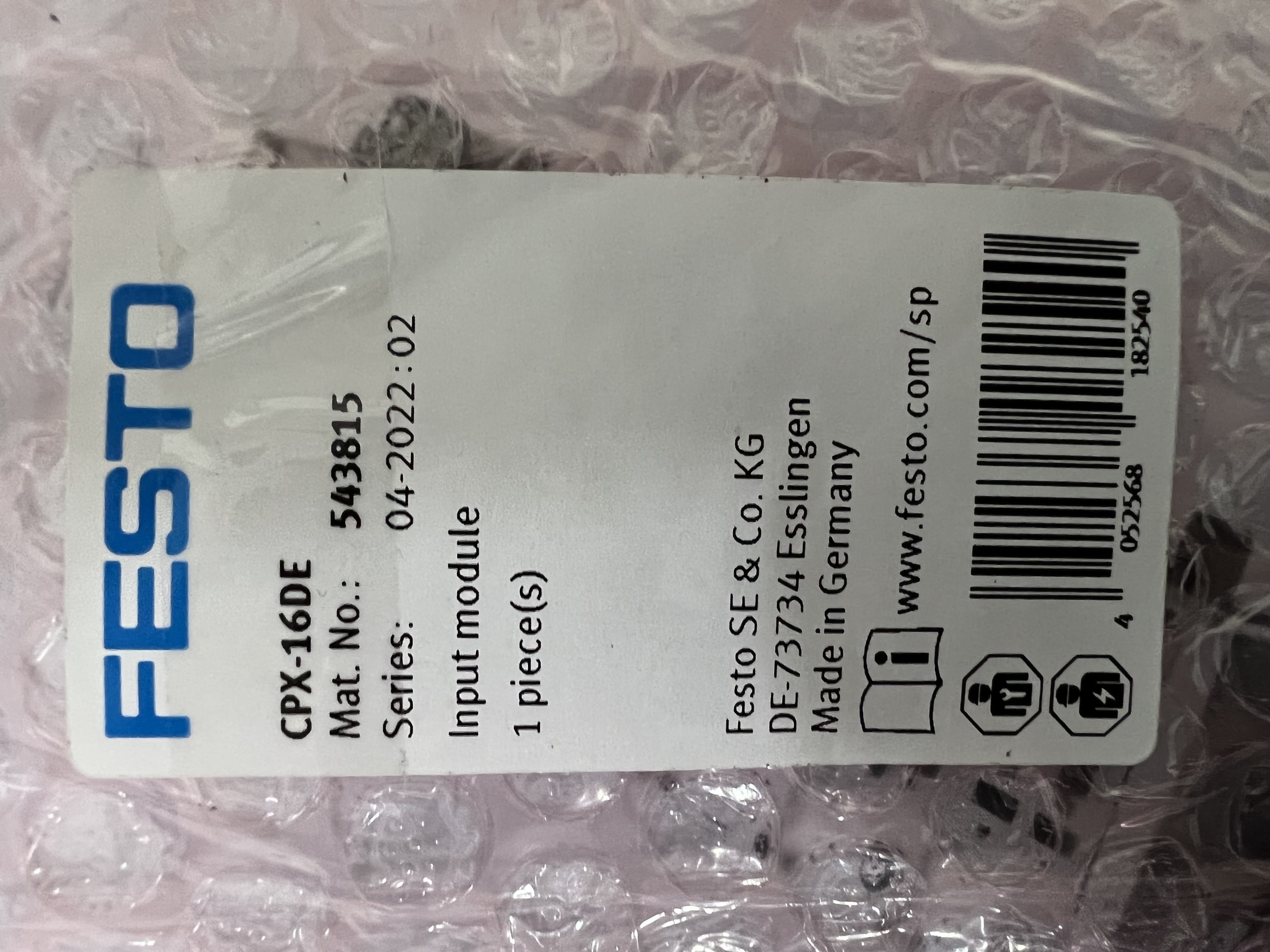 CPX-16DE / Input Module / FESTO