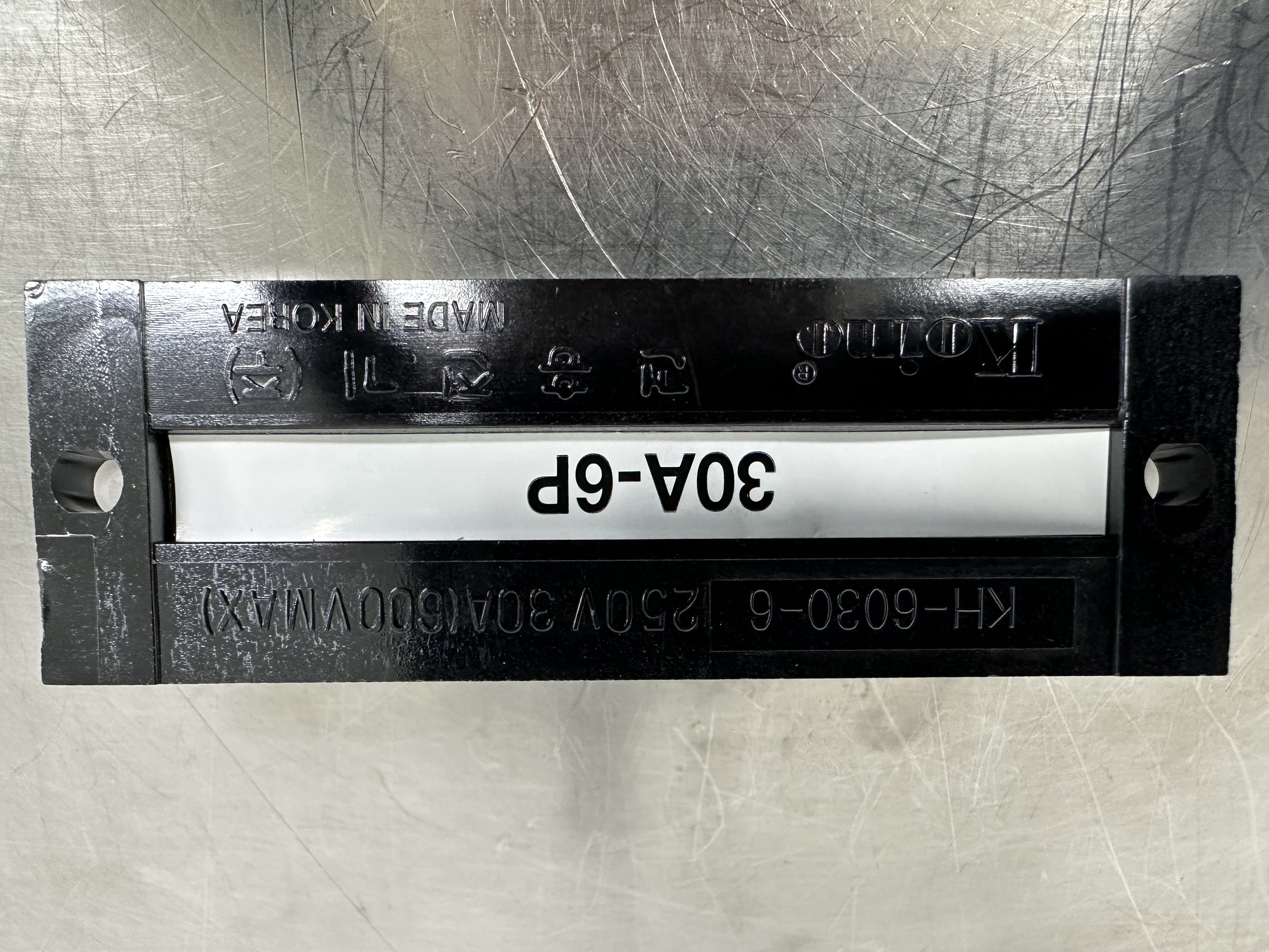 KH-6030-6P / KOINO Terminal Block / KUN HUNG ELECTRIC (KOINO)