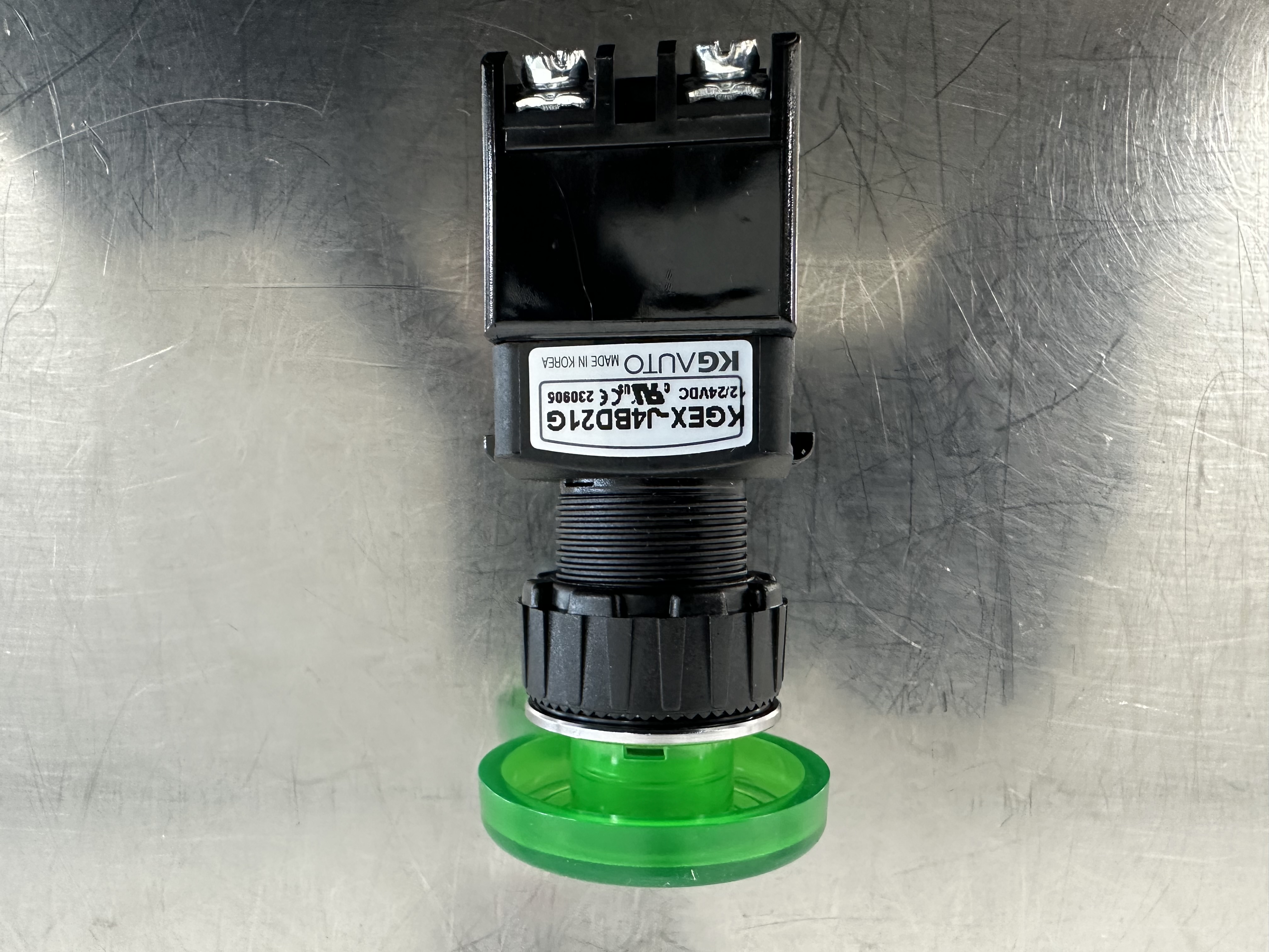 KGEX-J4BD21G-12/24VDC / Lamp Emergency Push Button Switch / KG AUTO