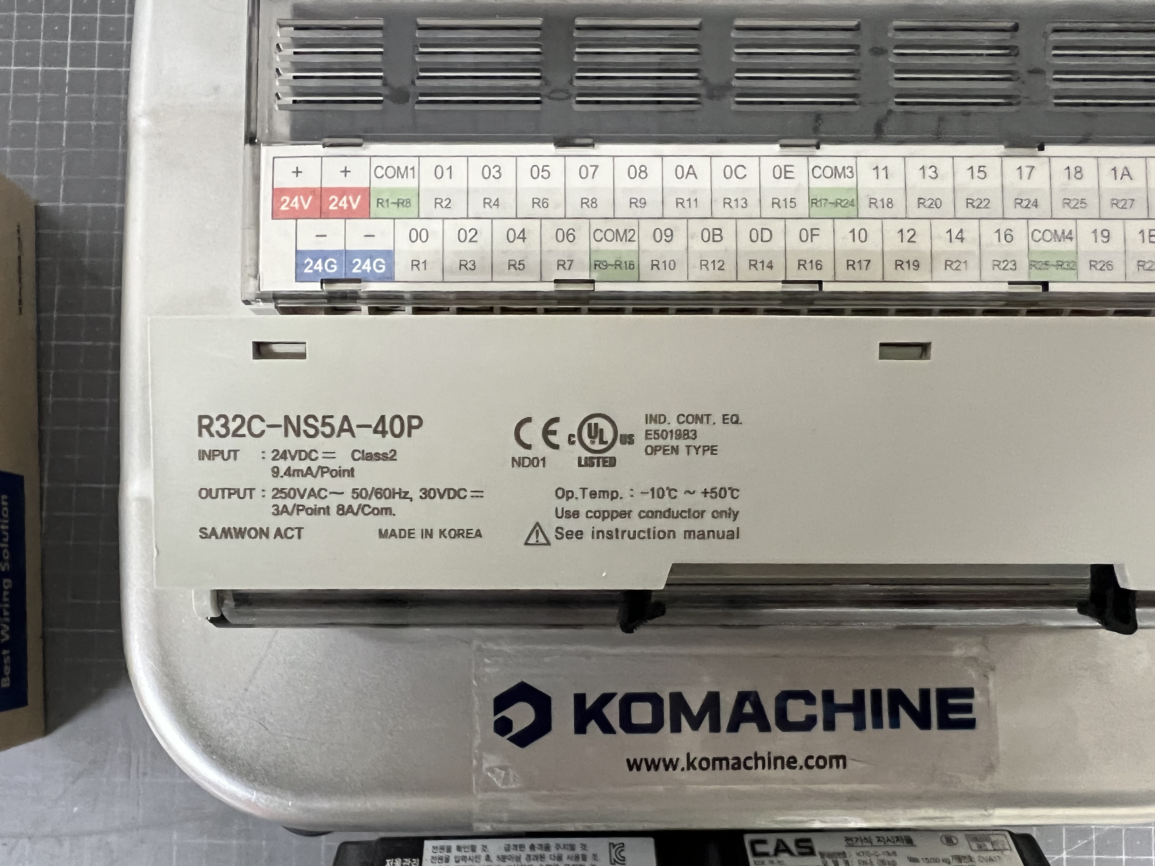 R32CNS5A-40 / Relay Terminal / SAMWON ACT (IOLINK)