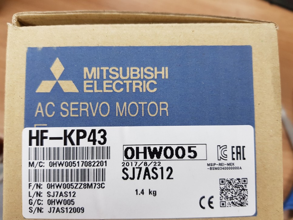 HF-KP43 / Servo Motor / MITSUBISHI ELECTRIC