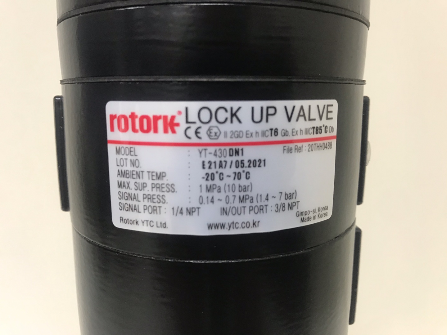 YT-430DN1 / Lock-Up Valve / ROTORK (YTC)