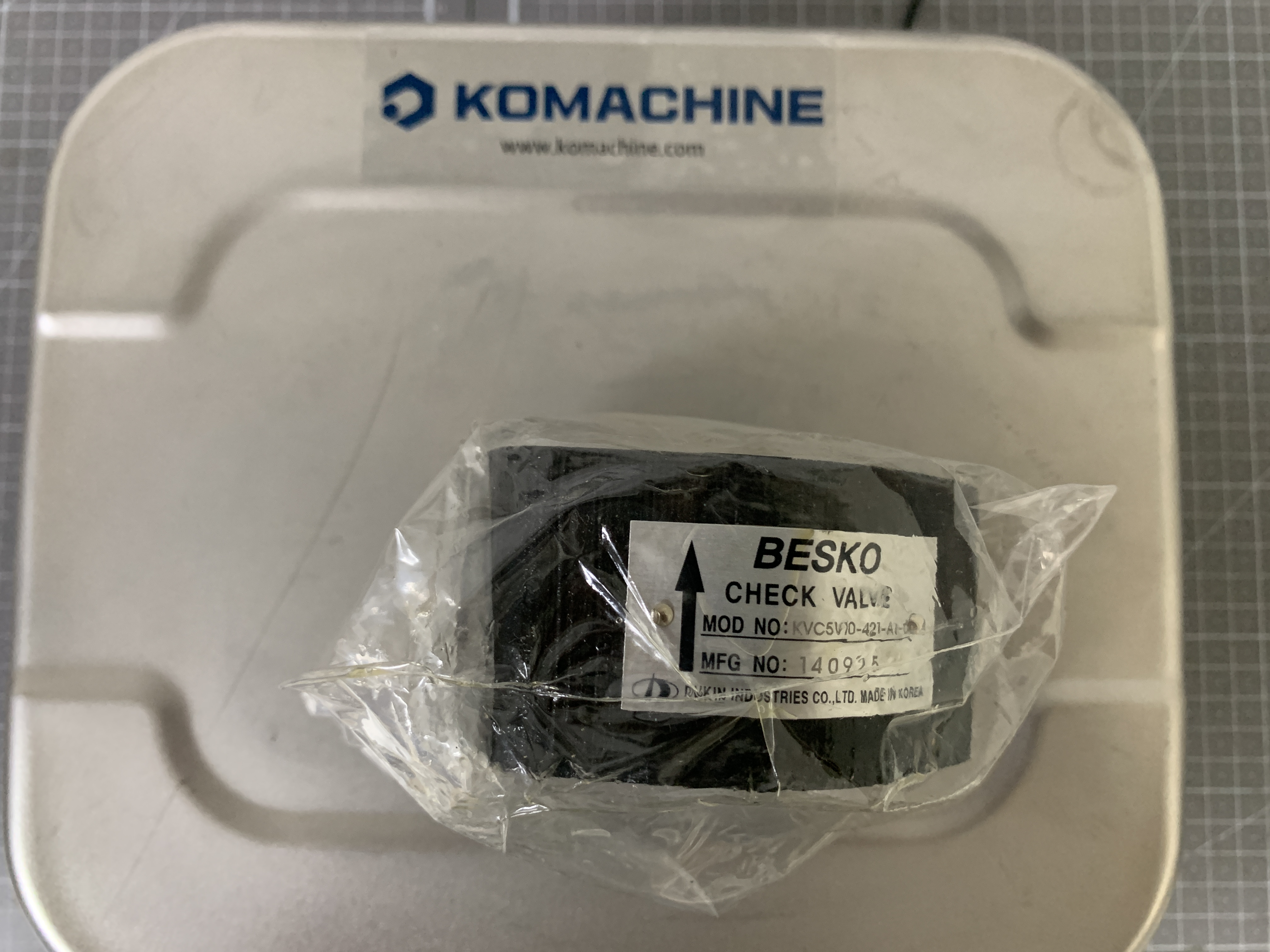 KC5V10-421-A1 / Check Valve / DUKIN INDUSTRIES (BESKO)