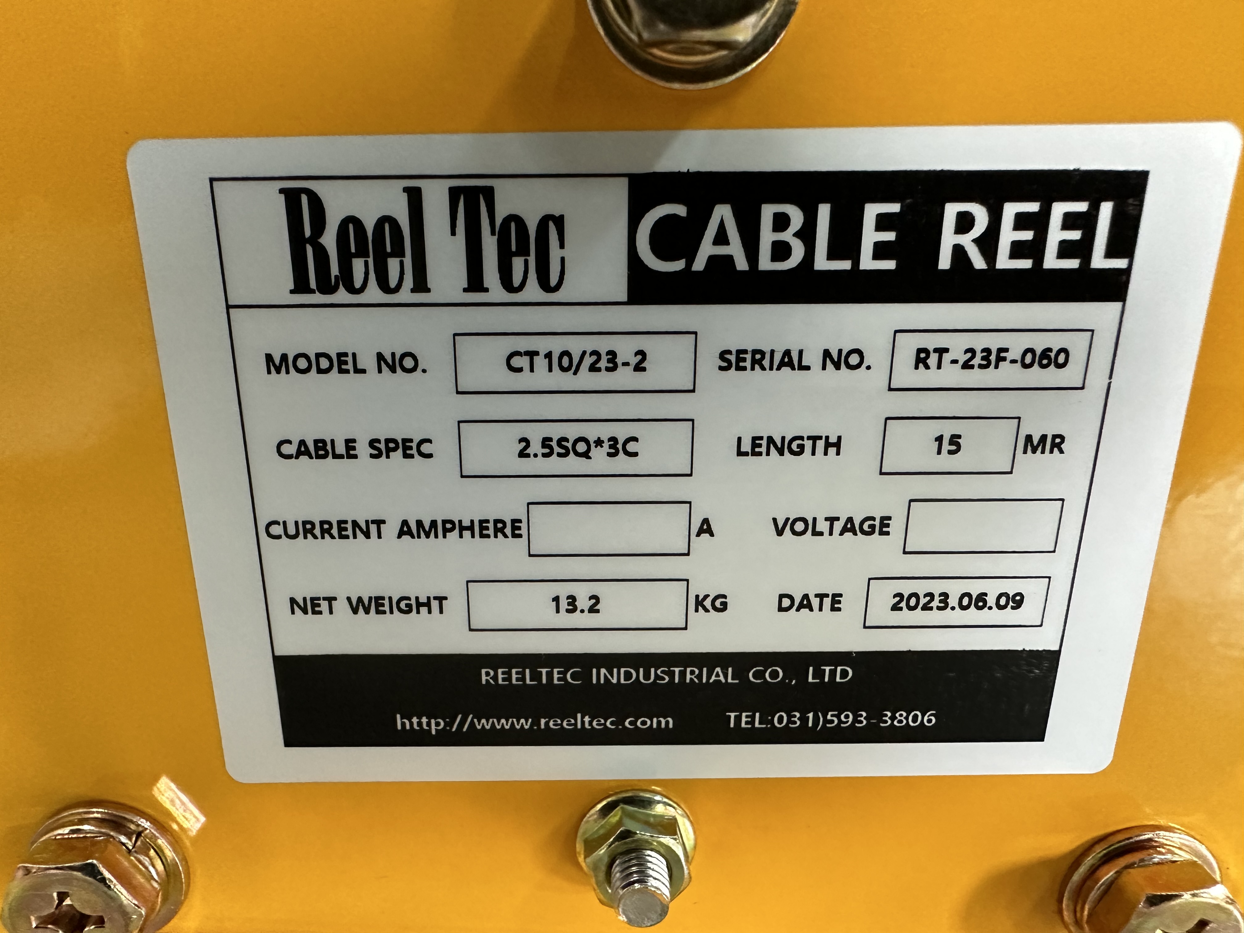CT1/23-2 / Cable Reel / REELTEC