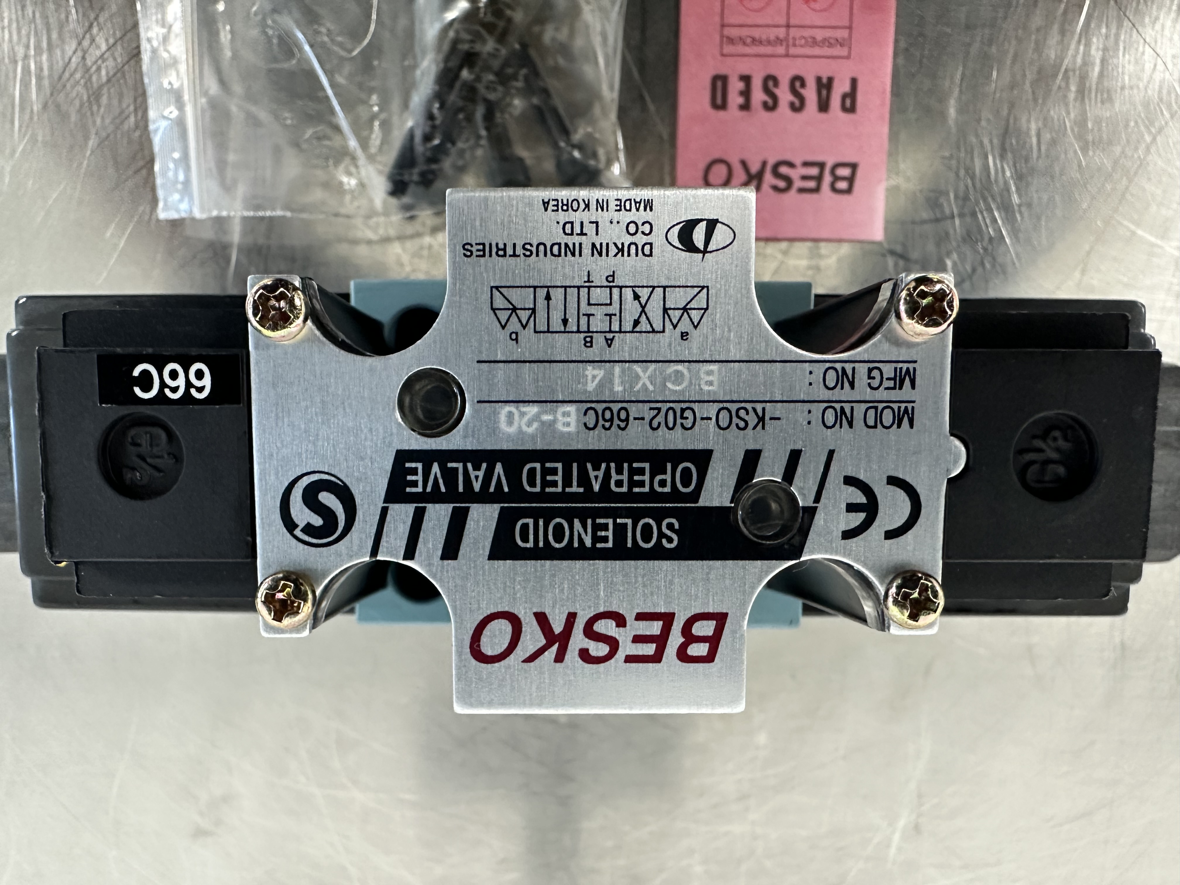 KSO-G02-66CB-20 / Solenoid Operated Valve / DUKIN INDUSTRIES (BESKO)