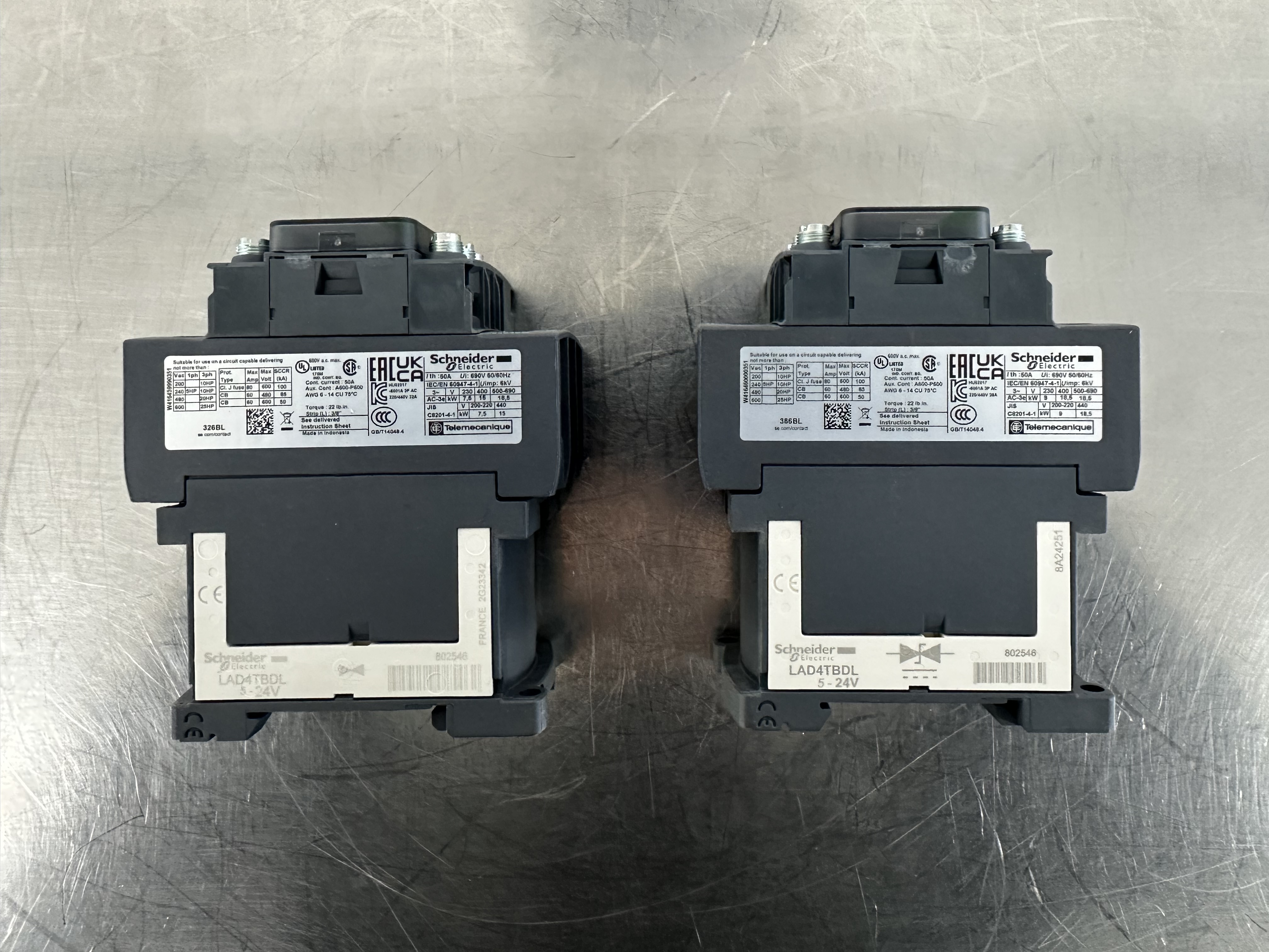 LC1D326BL / Tesys Deca Contactors / SCHNEIDER ELECTRIC