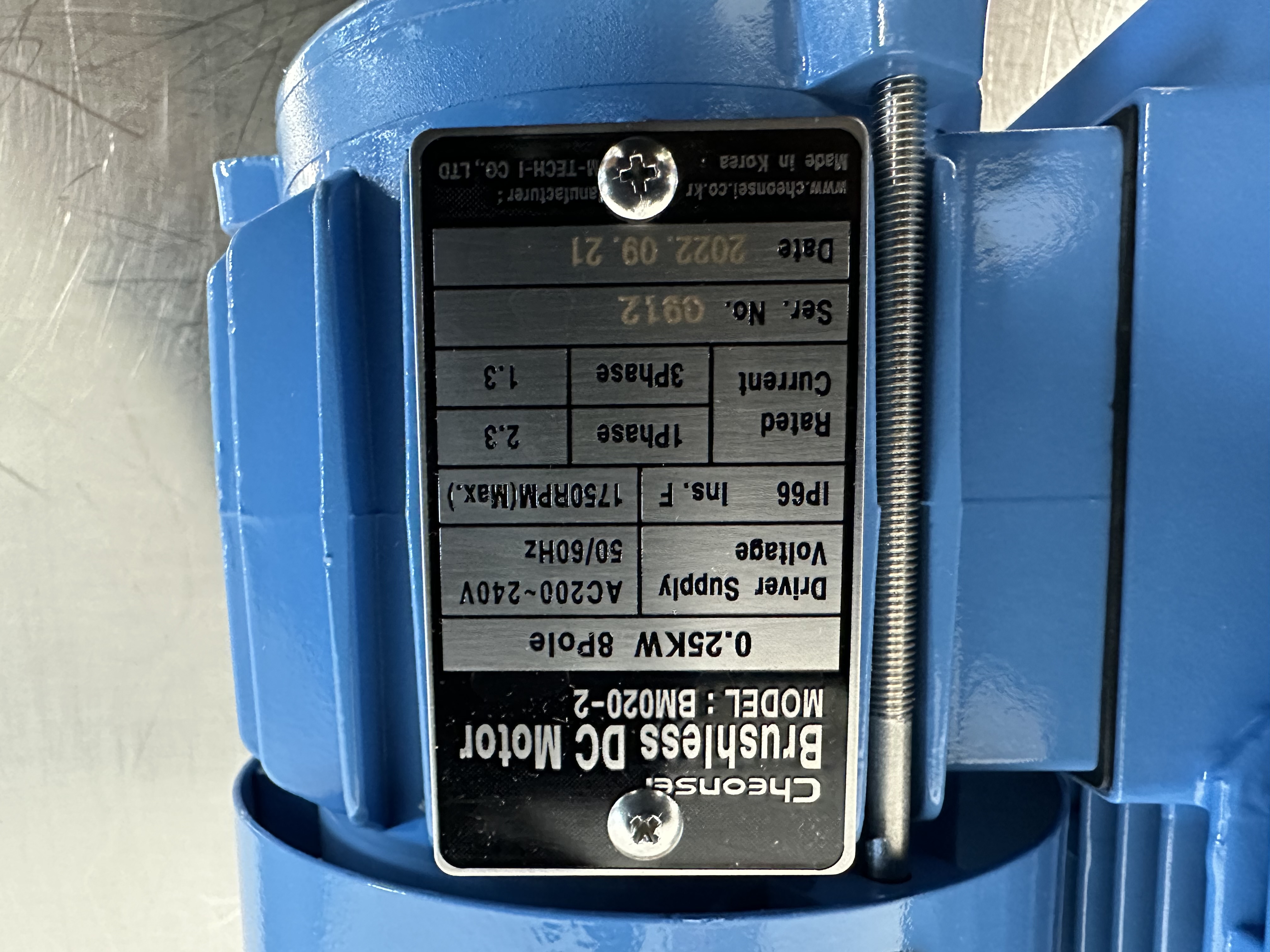 BMD020-2A0 / BLDC Motor And Driver / CHEONSEI