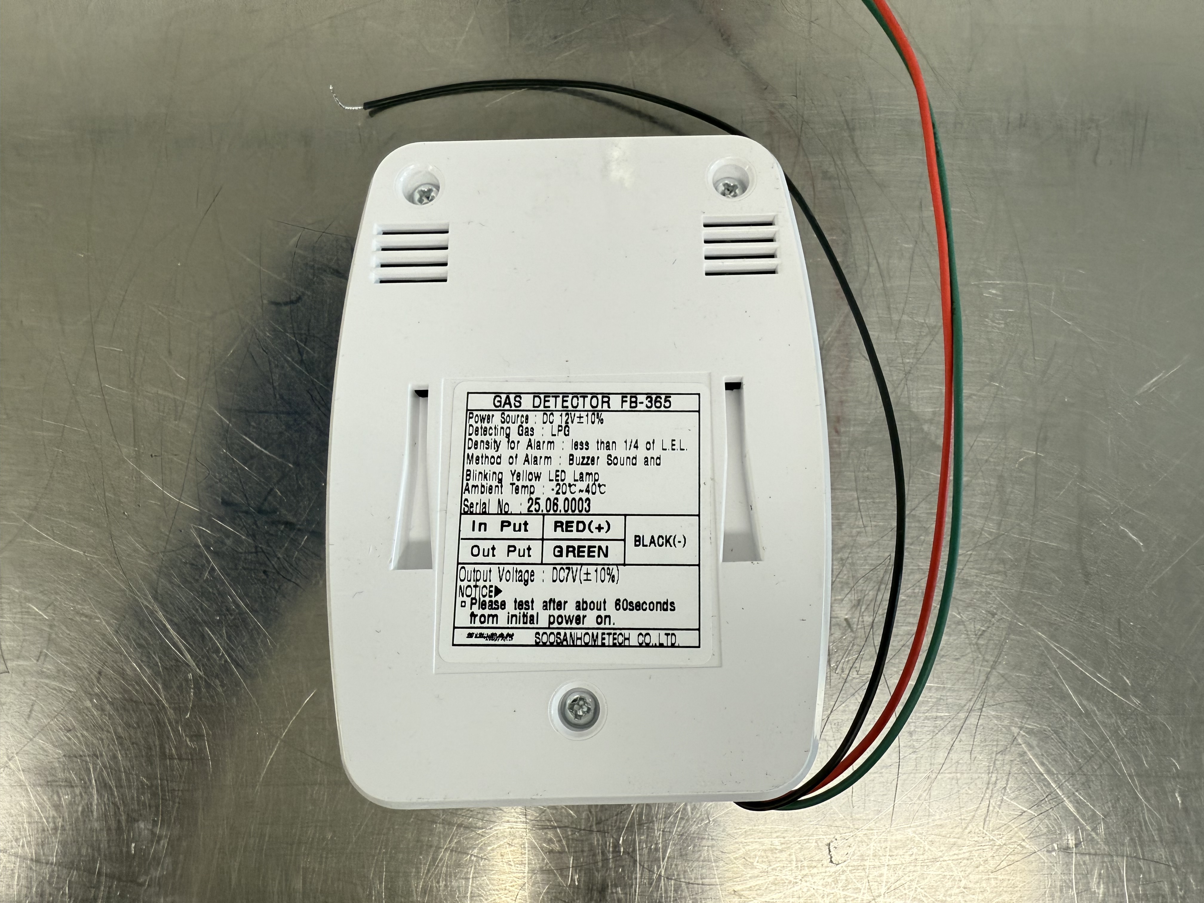 AB-365 FOR LPG / Gas Detector / SOOSAN HOMETECH
