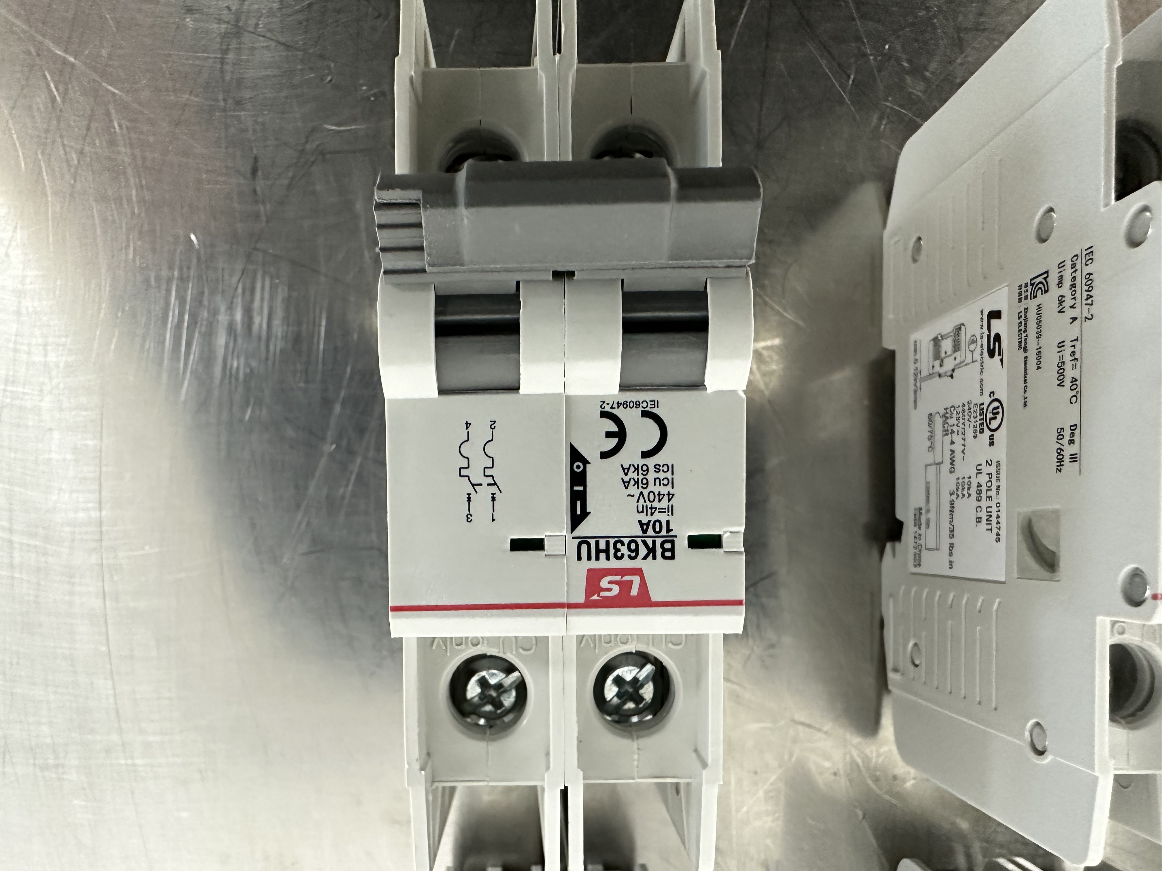 BK63HU-2P-B-1A / MCB-Minature Circuit Breaker / LS ELECTRIC