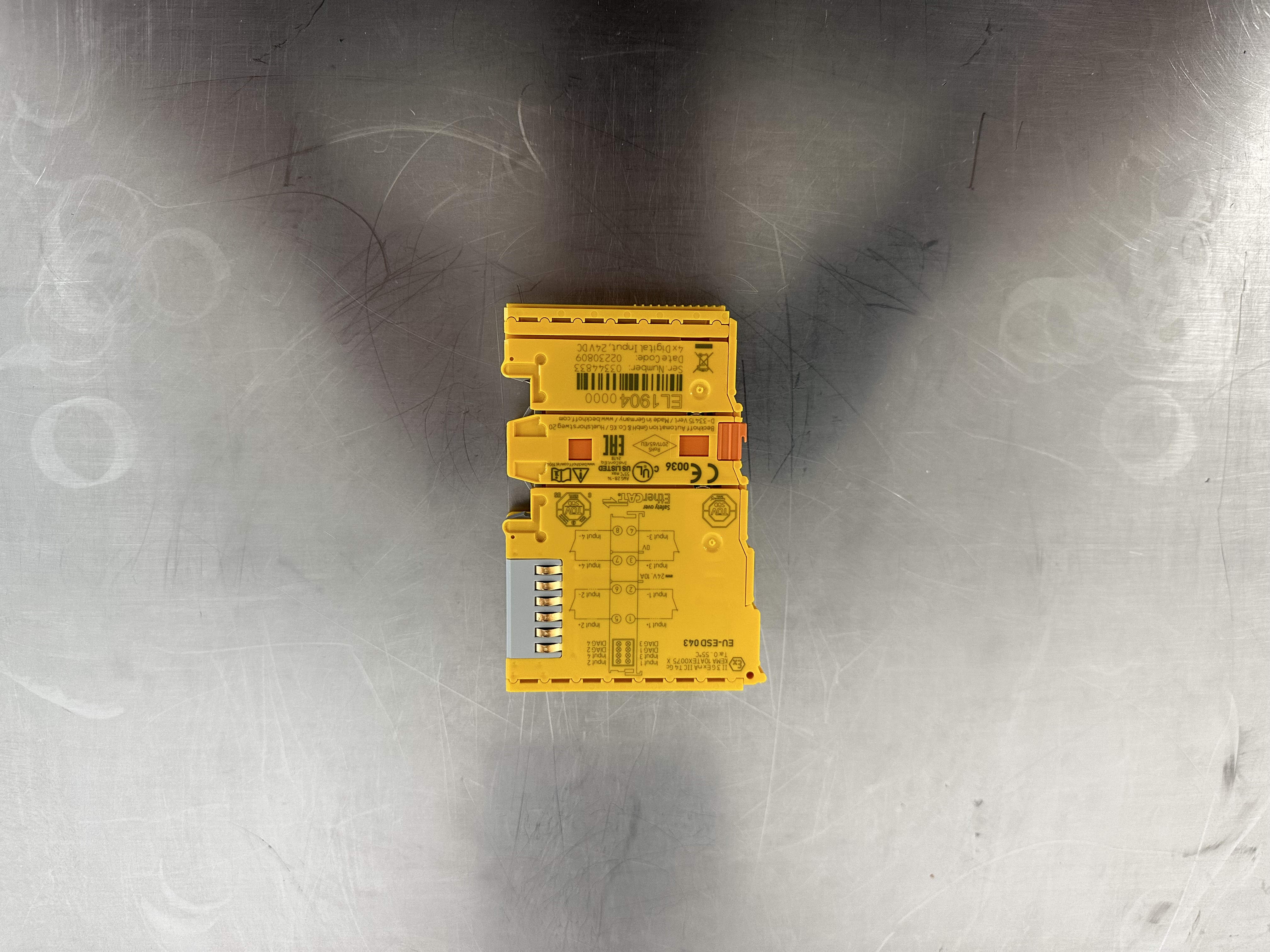 EL1904 / Ethercat Terminal Communication Interface / BECKHOFF AUTOMATION