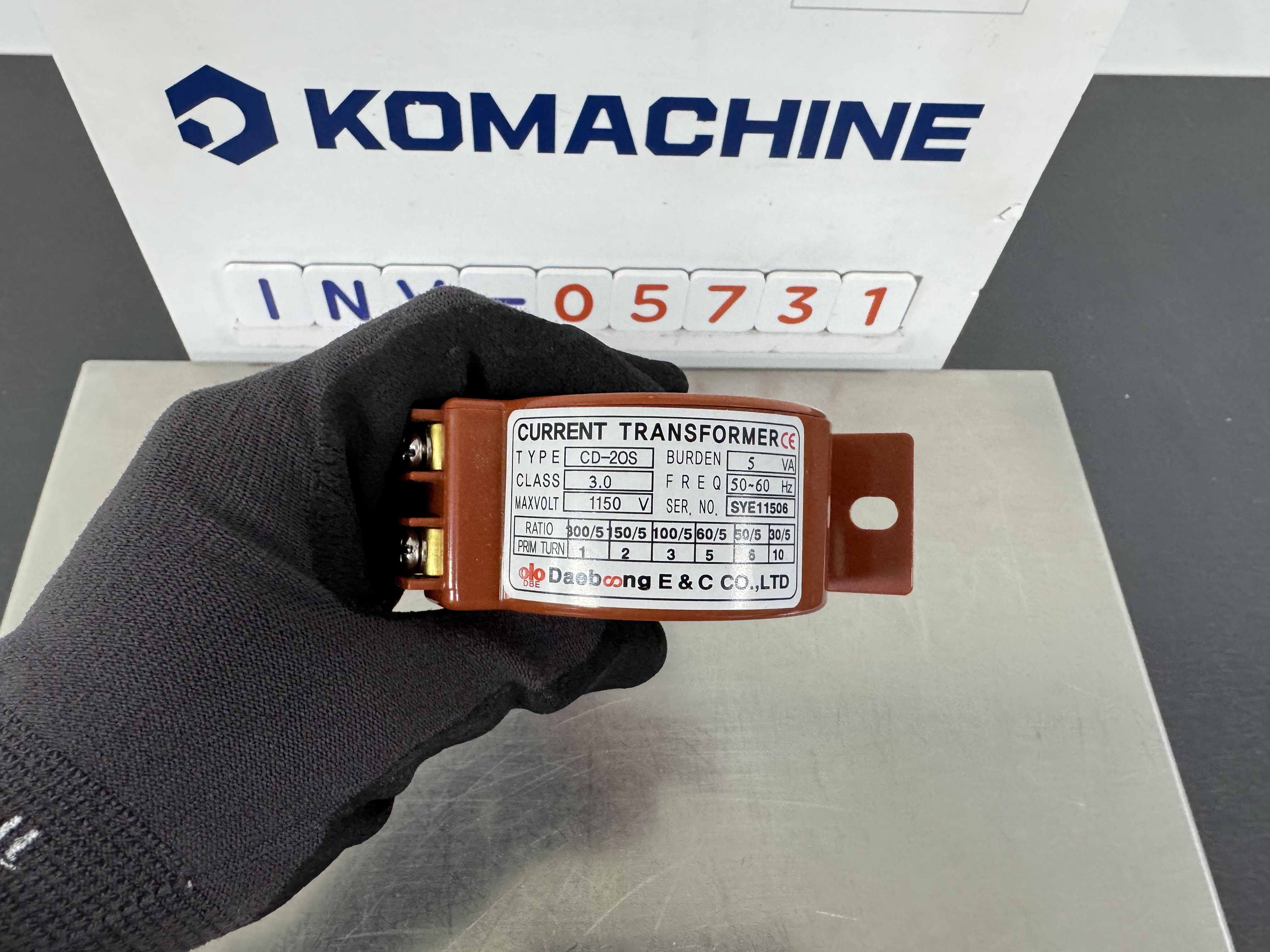 CD-20S 300/5A 5VA / Current Transformer / DAE-BOONG ELECTRIC