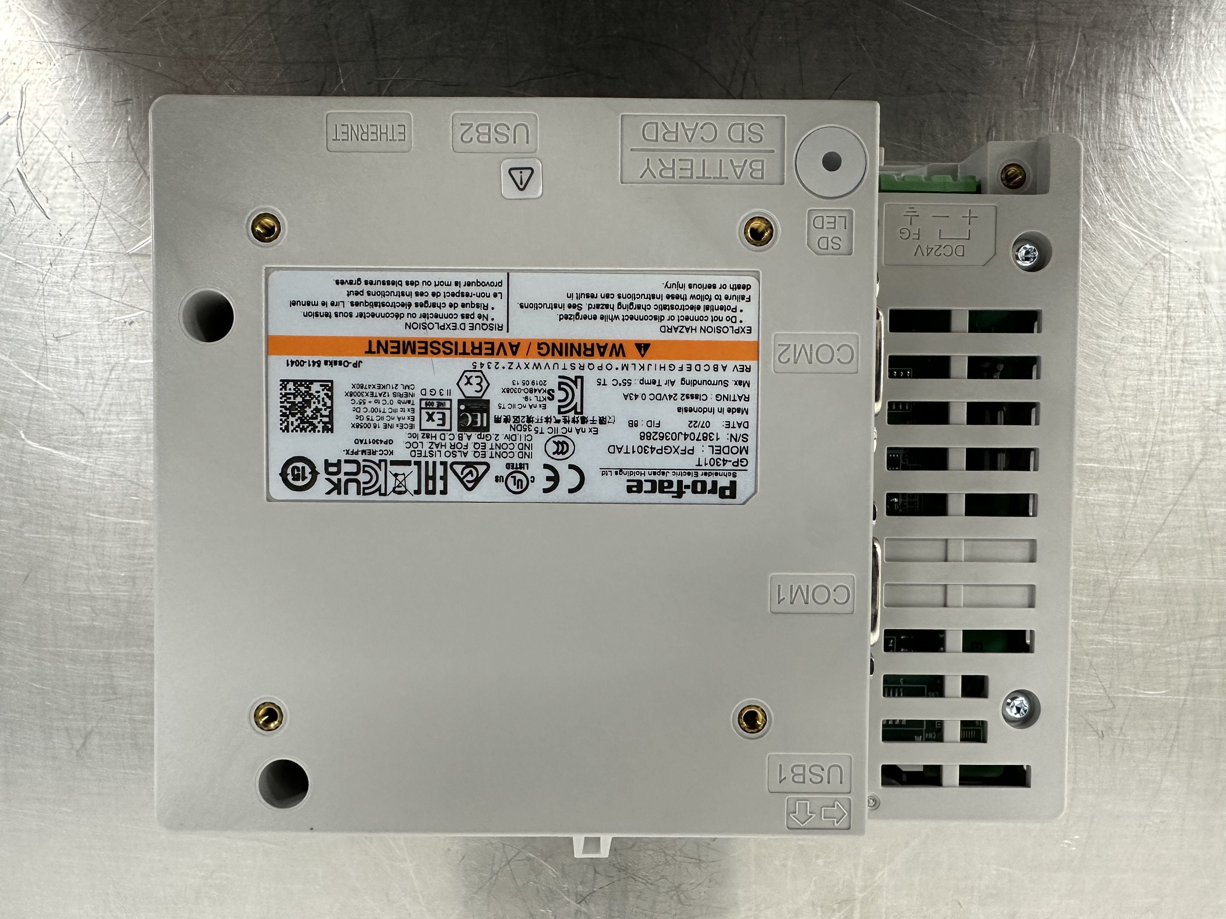 PFXGP4301TAD / Human Machine Interface- HMI / PRO-FACE (PROFACE)