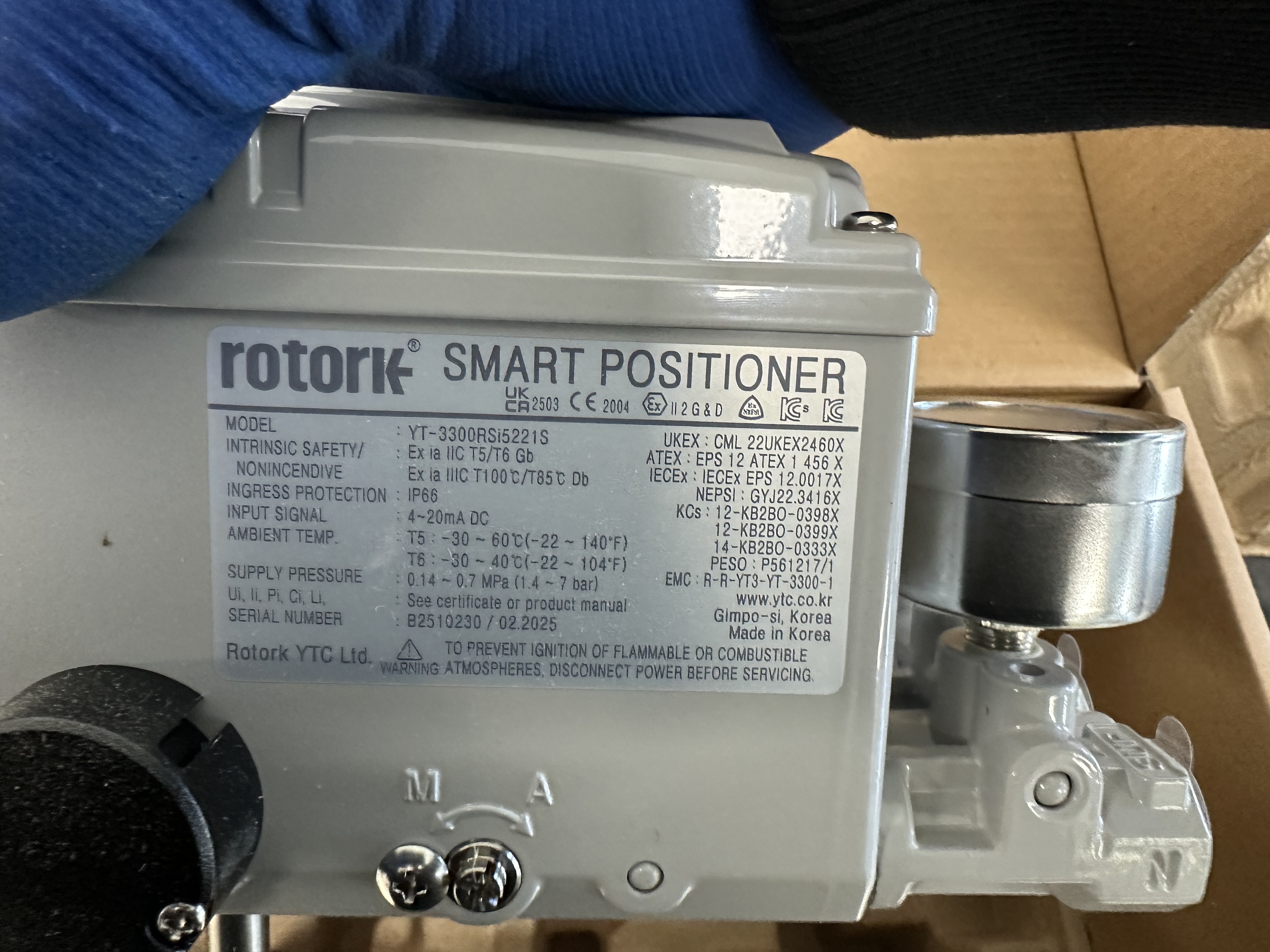 YT-3300RSi5221S / Smart Positioner / ROTORK (YTC)