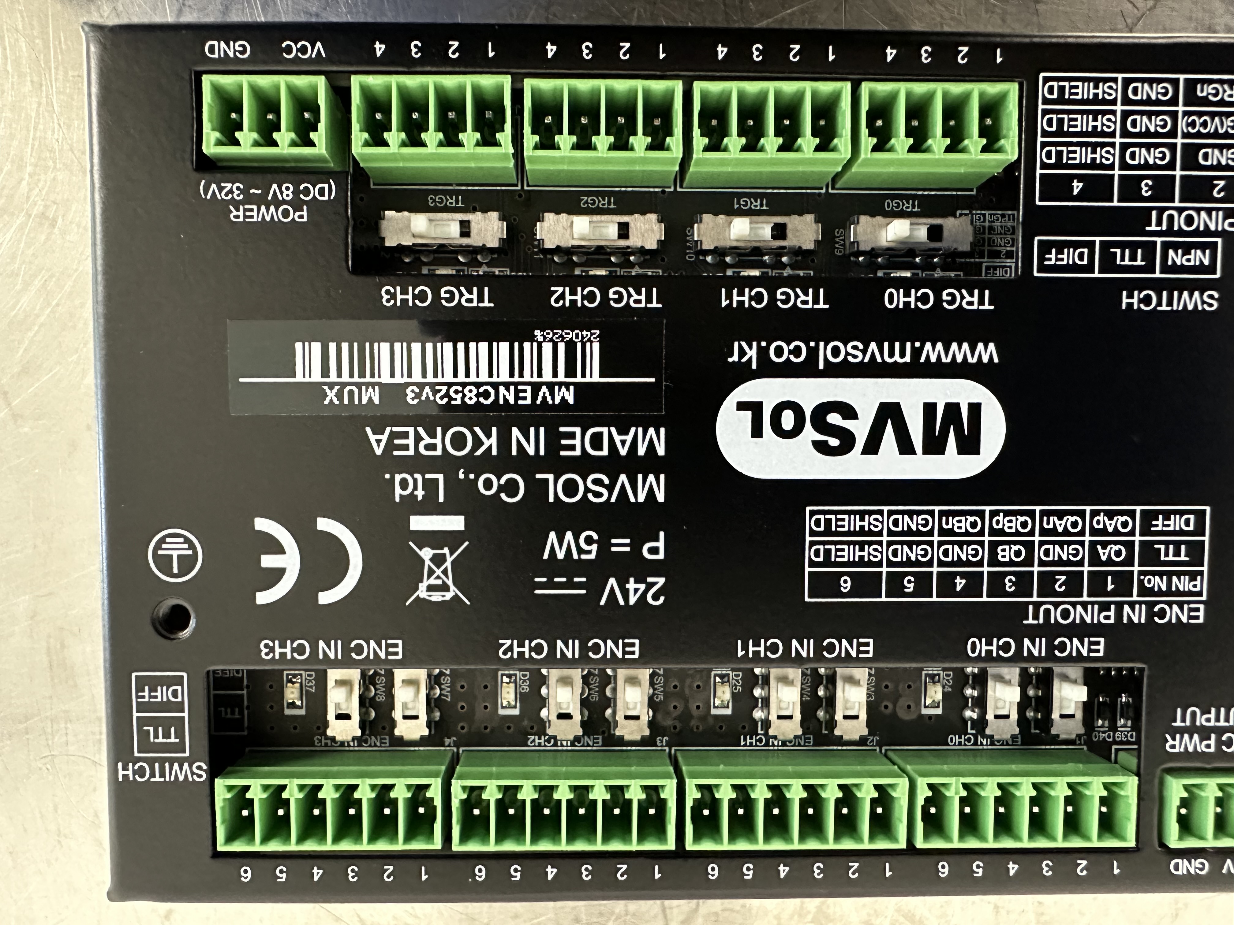 MVENC852v3 / Scanner Controller / MVSOL