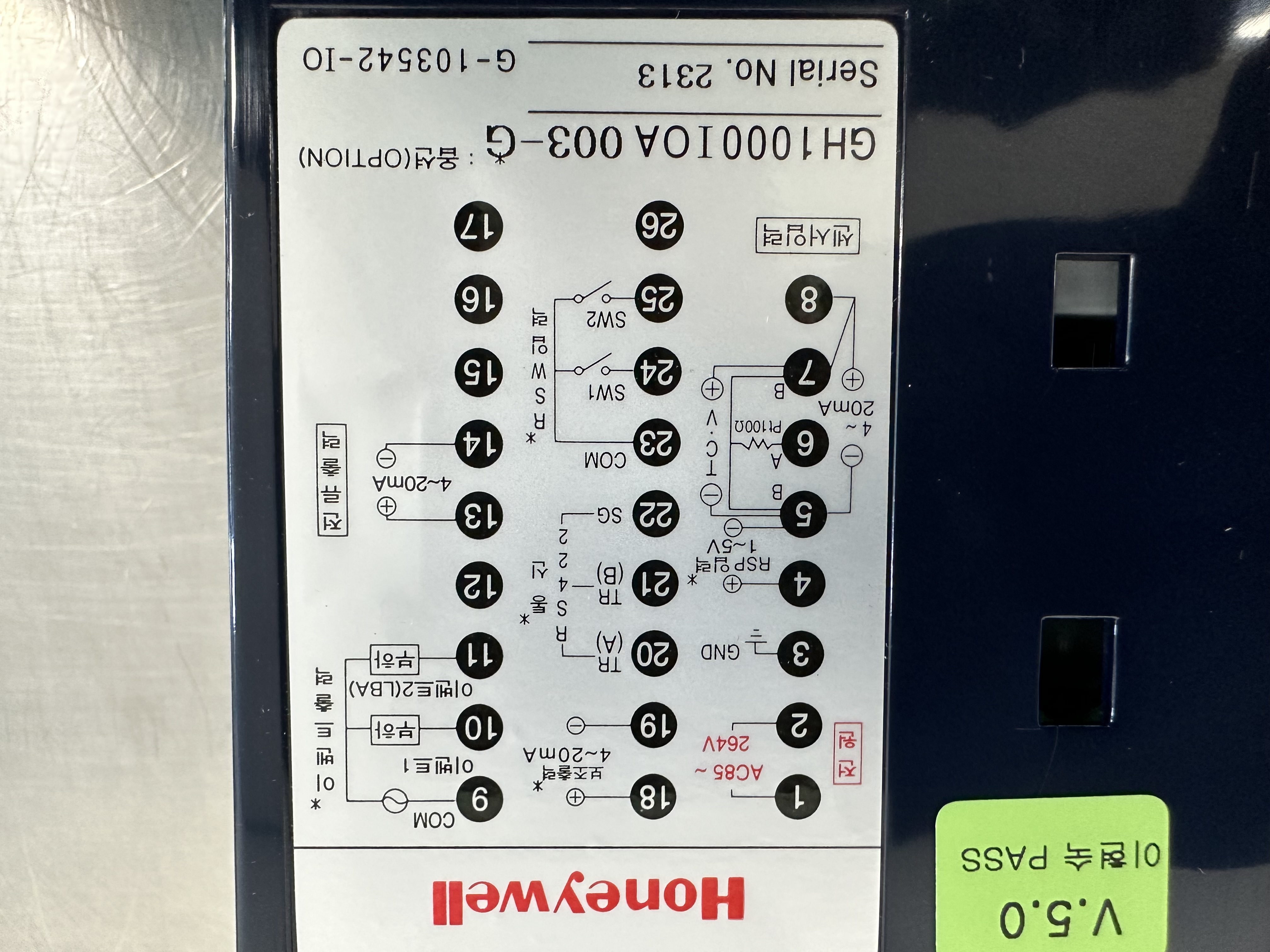 GH1000IOA003-G / Single Loop Controller / HONEYWELL