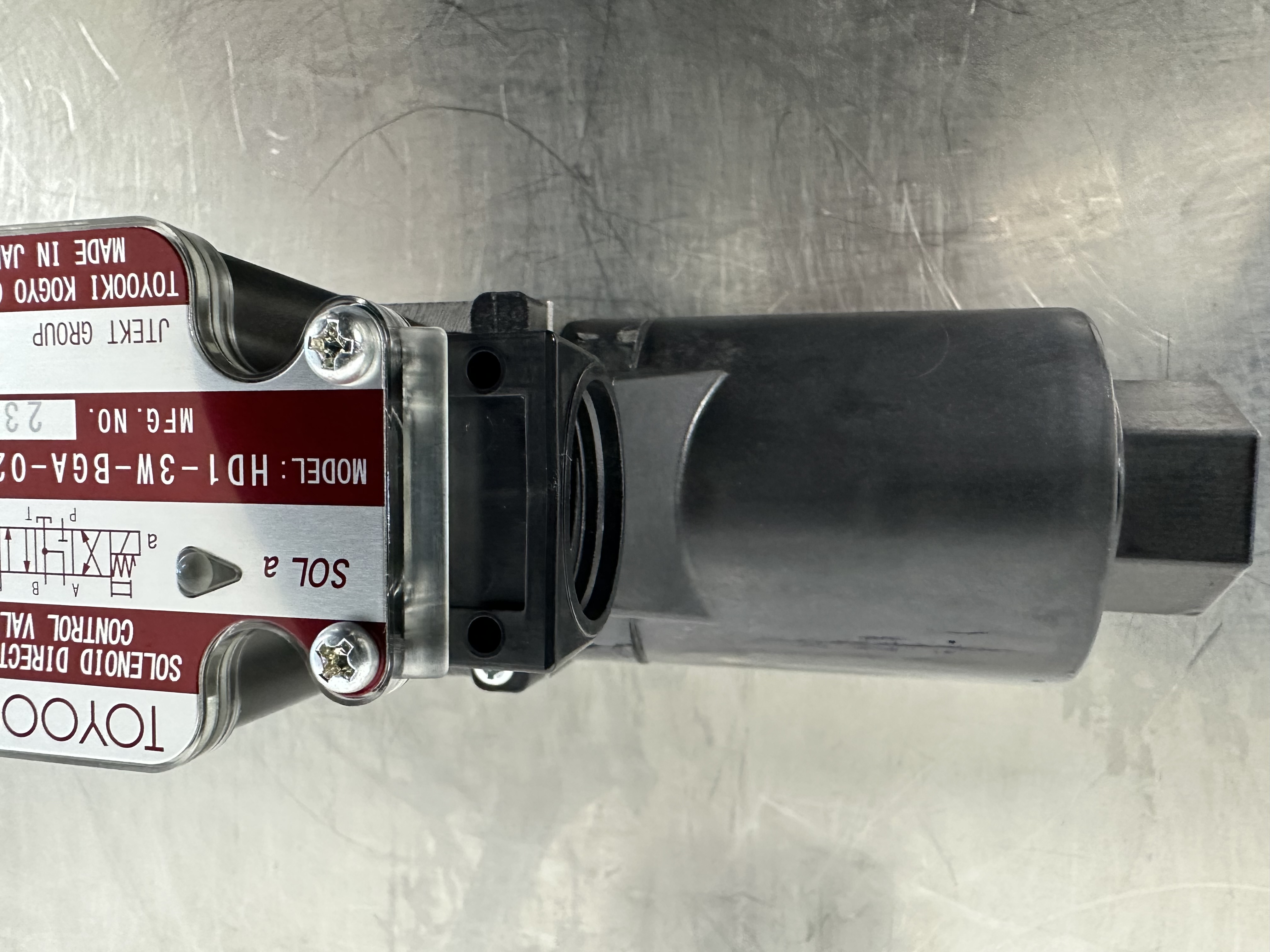 HD1-3W-BGA-025D-WYR1 / Solenoid Valve / TOYOOKI KOGYO