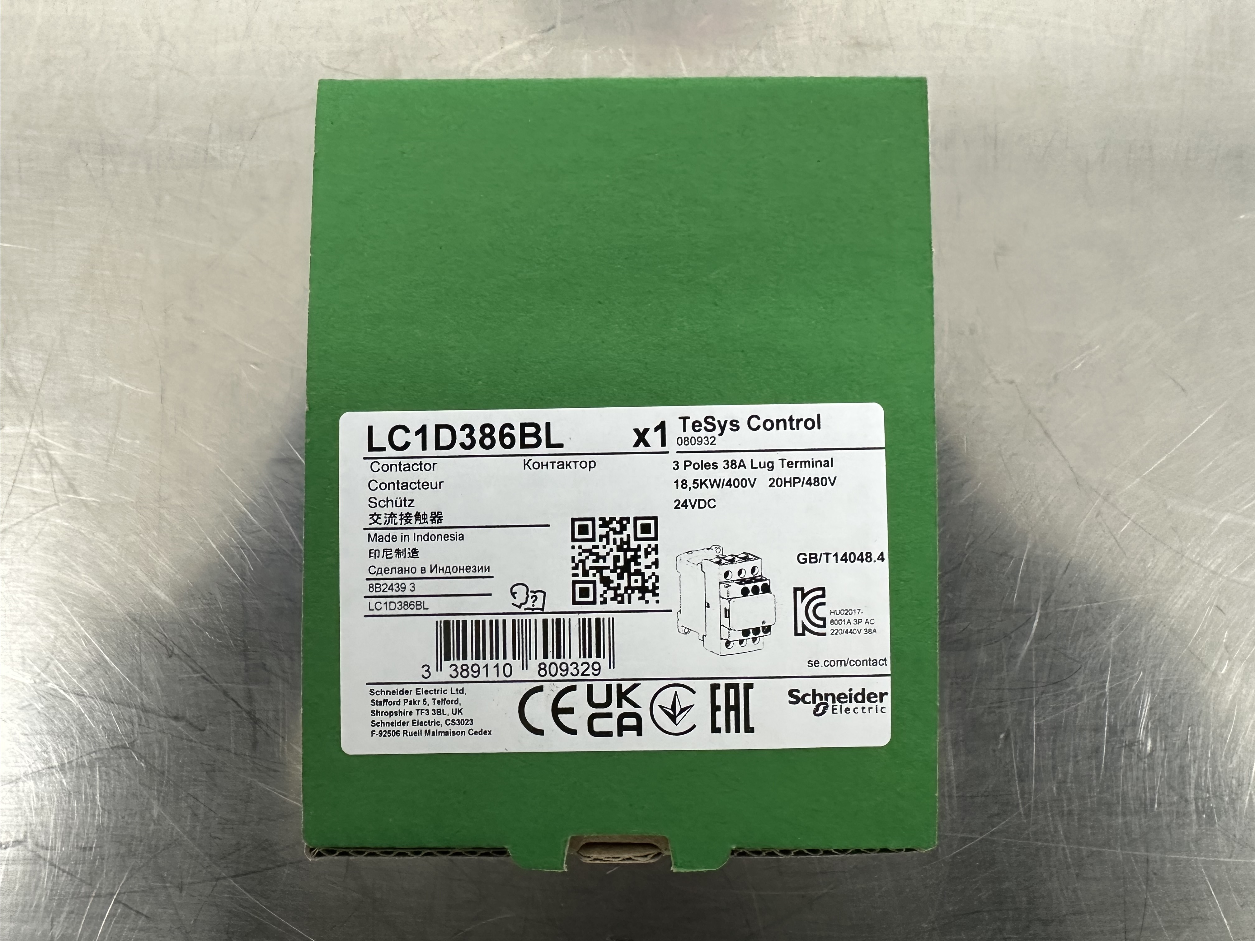 LC1D326BL / Tesys Deca Contactors / SCHNEIDER ELECTRIC