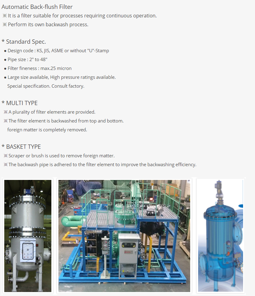 Automatic Back-flush Filter (PA01)