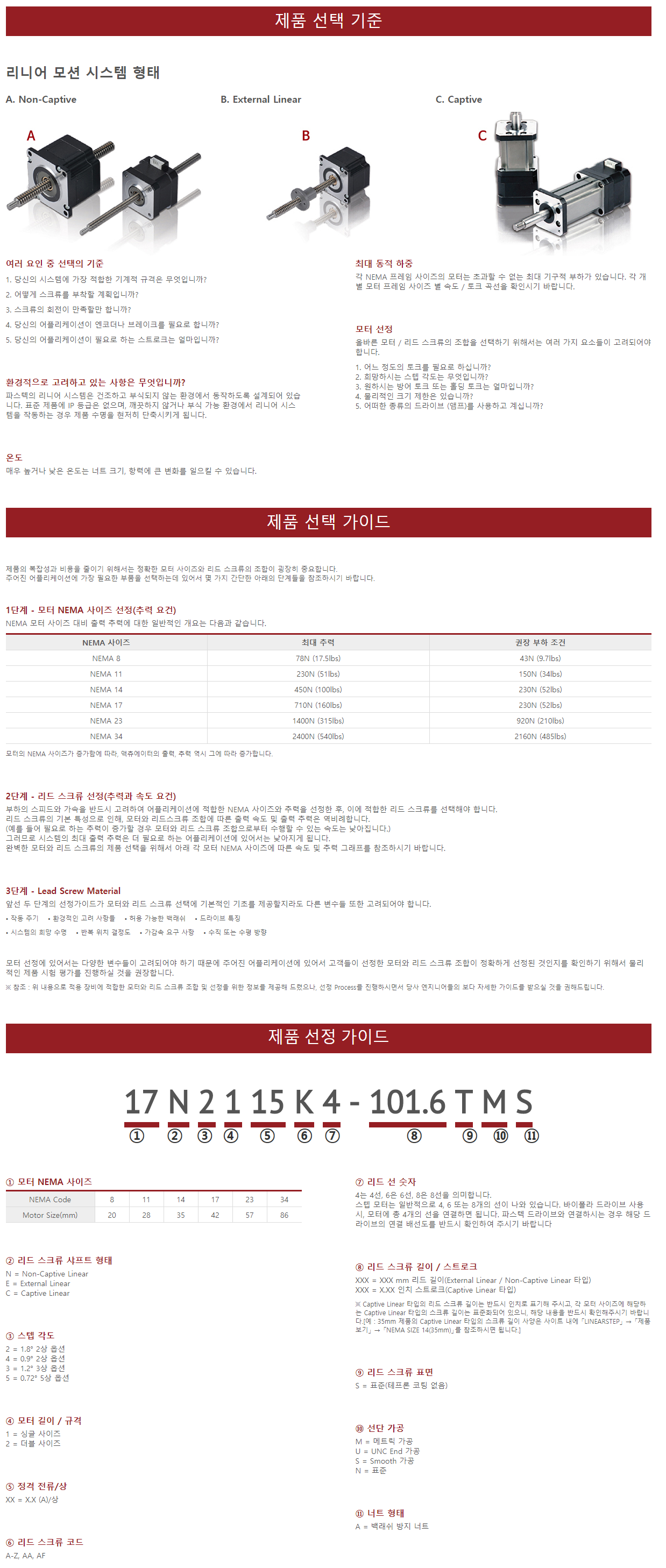 Precision Hybrid Stepper Linear Actuators Ezi-LINEARSTEP by (주)파스텍 ...