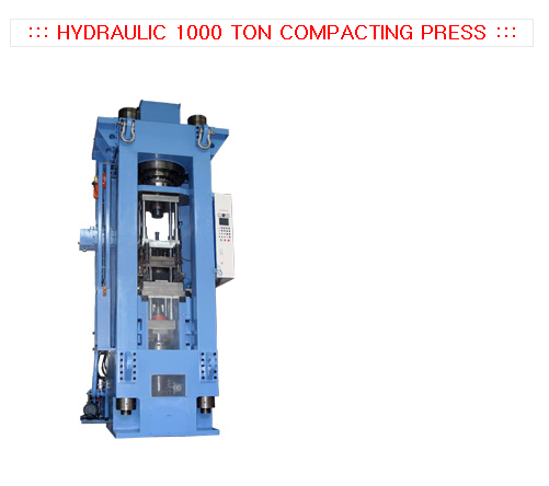 Hydraulic 1000 Ton Compacting Press SW-1000-HD by SAM WON - Komachine ...
