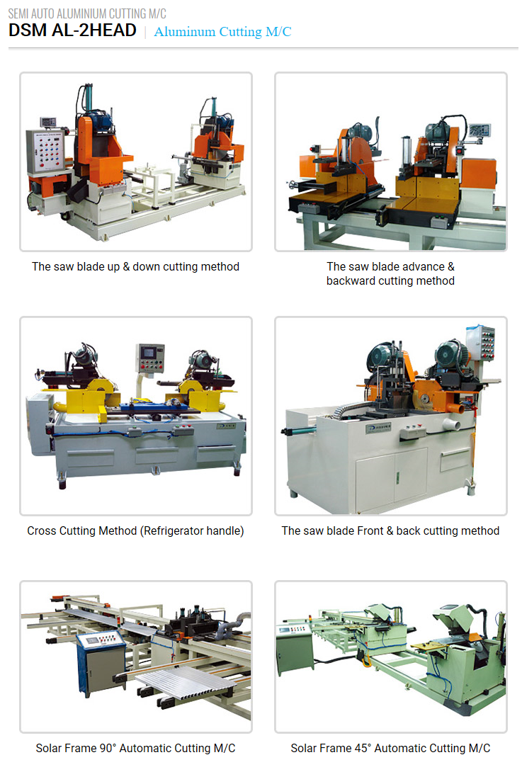 Aluminum Cutting M/C DSM AL-2HEAD by DONG SUNG CIRCULAR - Komachine ...