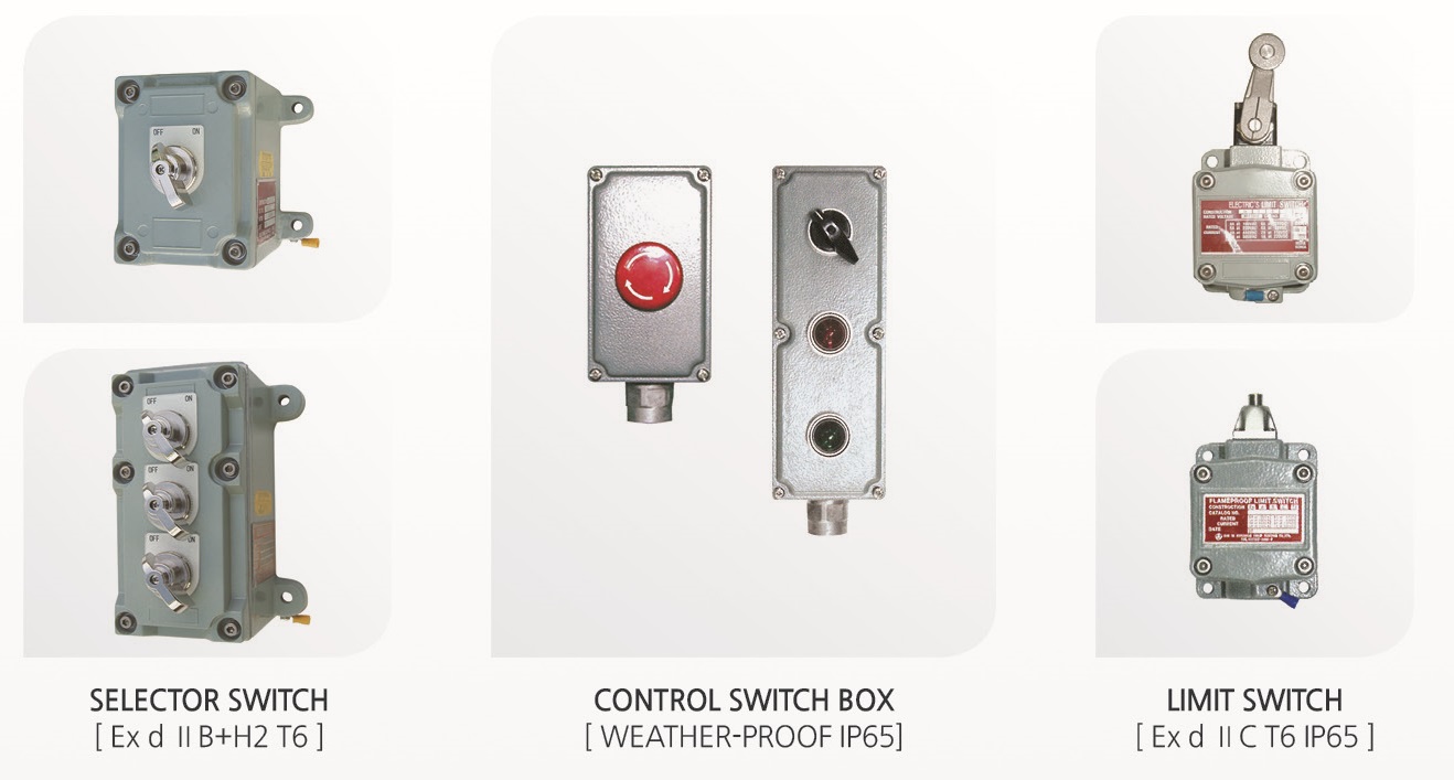 Explosion proof type Control Switch by (주)우정일렉트릭컴퍼니 - 코머신 판매자 소개 및 제품 소개