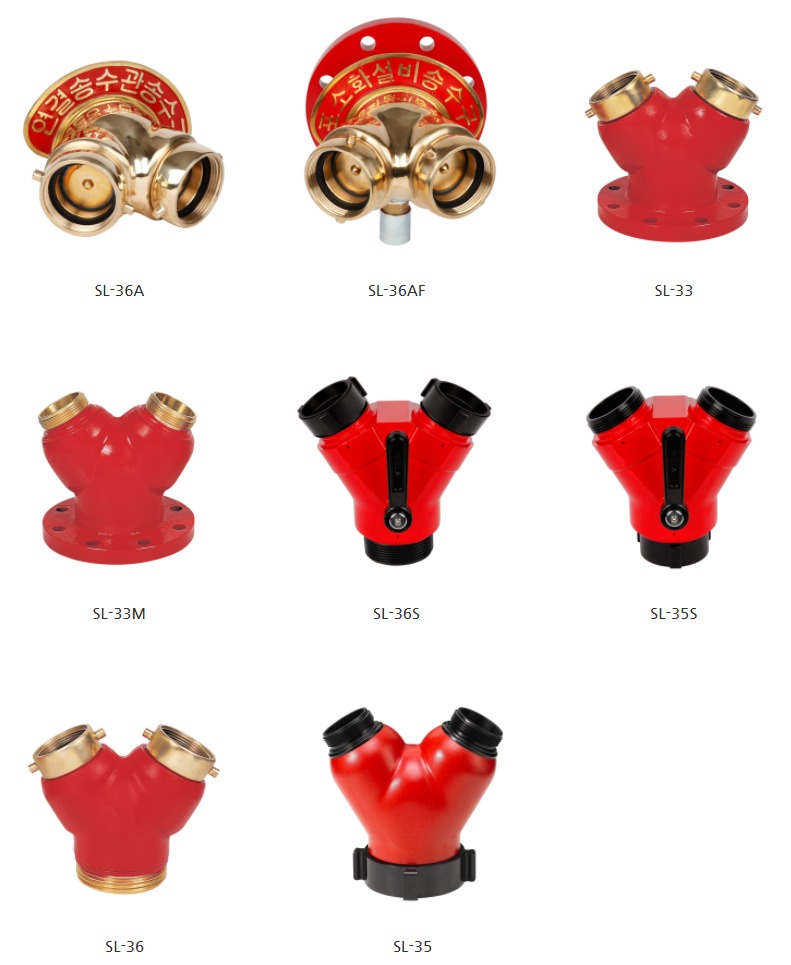 “Y” Type Connector SL-33,SL-36S,SL-36,SL-36A,SL-36AF by SHILLA FIRE ...