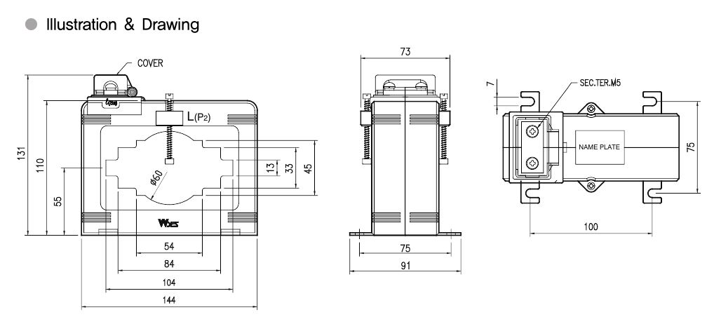 Current Transformer, Voltage Transformer (Bus-bar & Cable through type ...