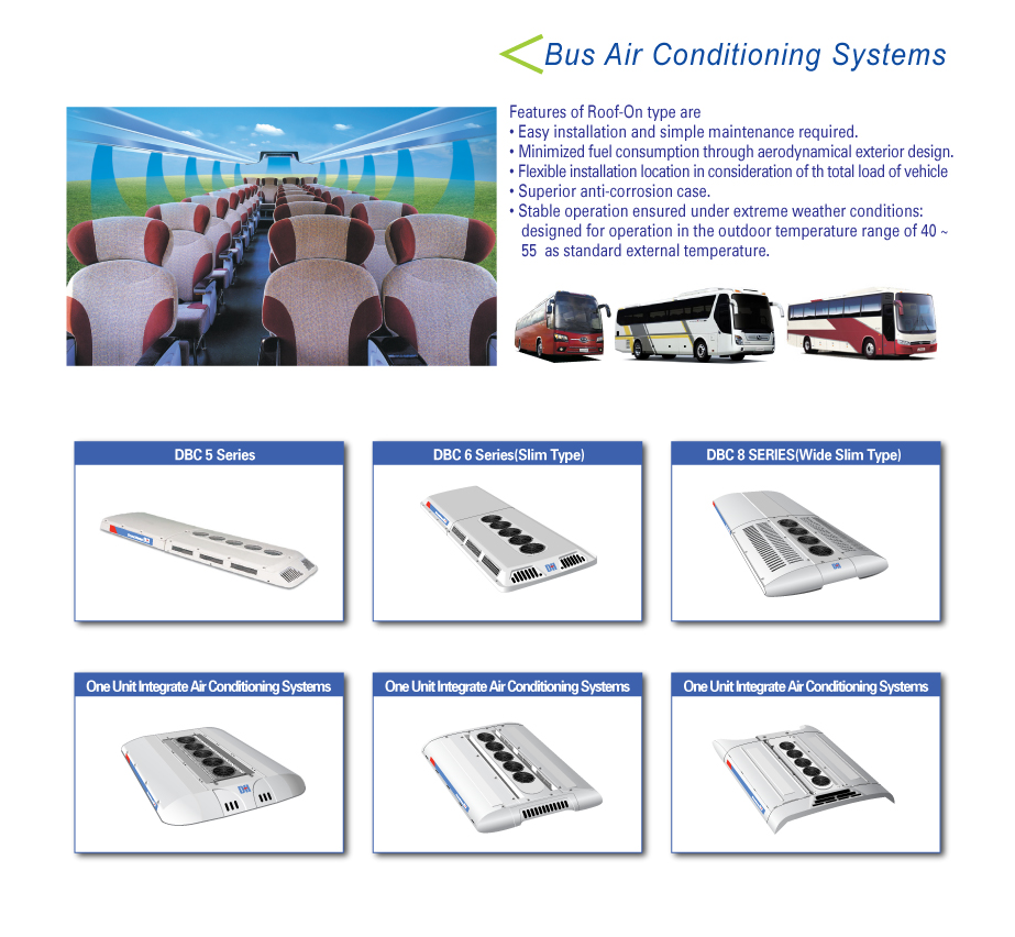 Bus Air Conditioning Systems by SAMSUNG DynaHVAC - Komachine Supplier ...