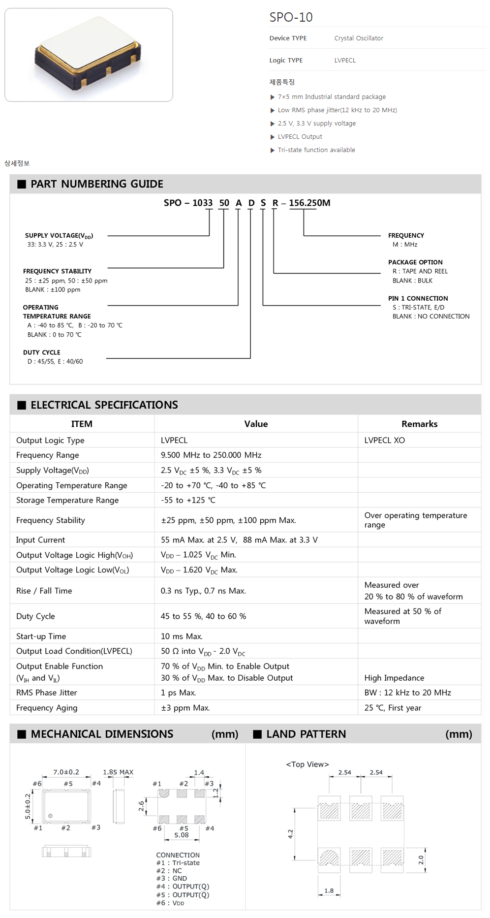 Crystal Oscillator SPO-10 by 써니전자 - 코머신 판매자 소개 및 제품 소개