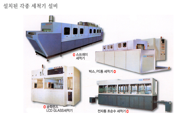 설치된 각종 세척기 장비 by DAEJIN ULTRASONIC - Komachine Supplier Profile and ...