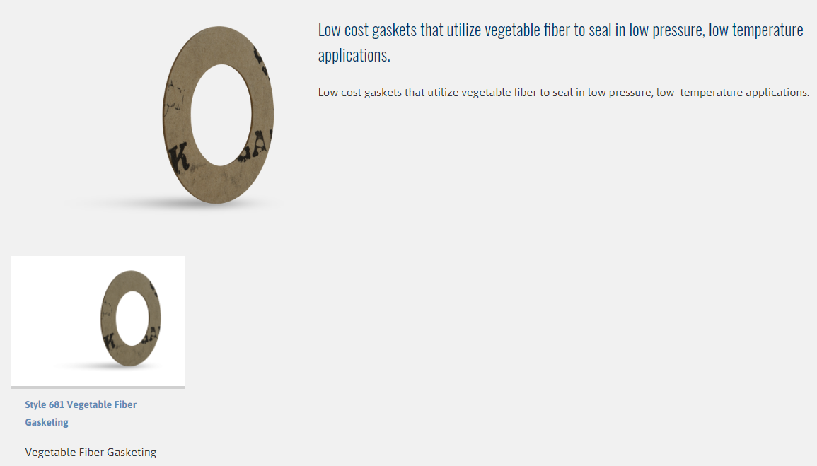 Vegetable Fiber Gasketing by (주)삼성정밀엔지니어링 - 코머신 판매자 소개 및 제품 소개