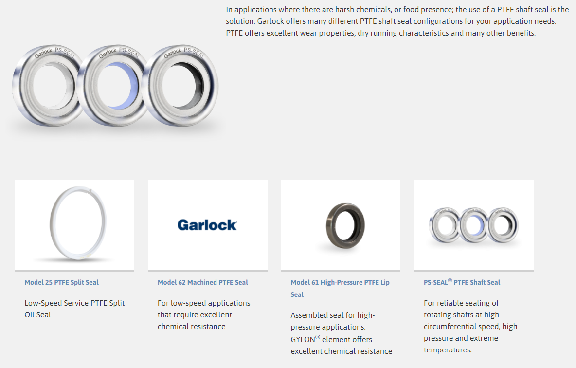PTFE Shaft Seals by (주)삼성정밀엔지니어링 - 코머신 판매자 소개 및 제품 소개