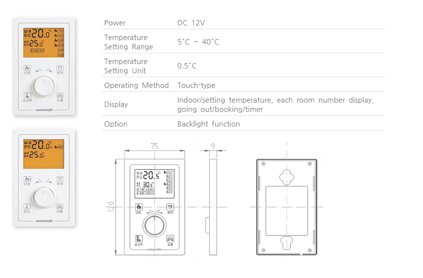 Dial-type Temperature Control System by Sangshin - Komachine Supplier ...