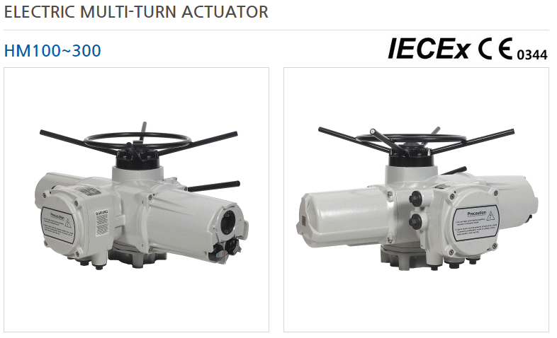 Electric Multi-Turn Actuator HM100,HM150,HM200,HM300 by (주)에이치케이씨 - 코머신 ...