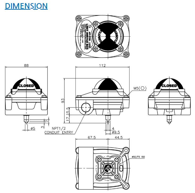 Valve Position Monitor APL-2 Series by (주)에이치케이씨 - 코머신 판매자 소개 및 제품 소개