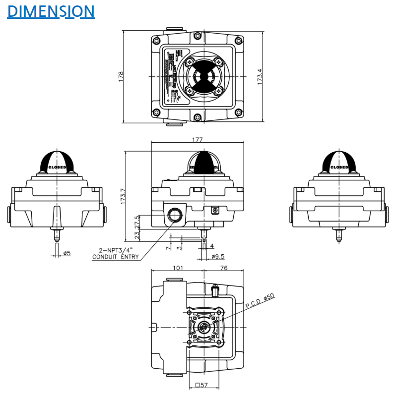 Valve Position Monitor APL-4 Series by (주)에이치케이씨 - 코머신 판매자 소개 및 제품 소개